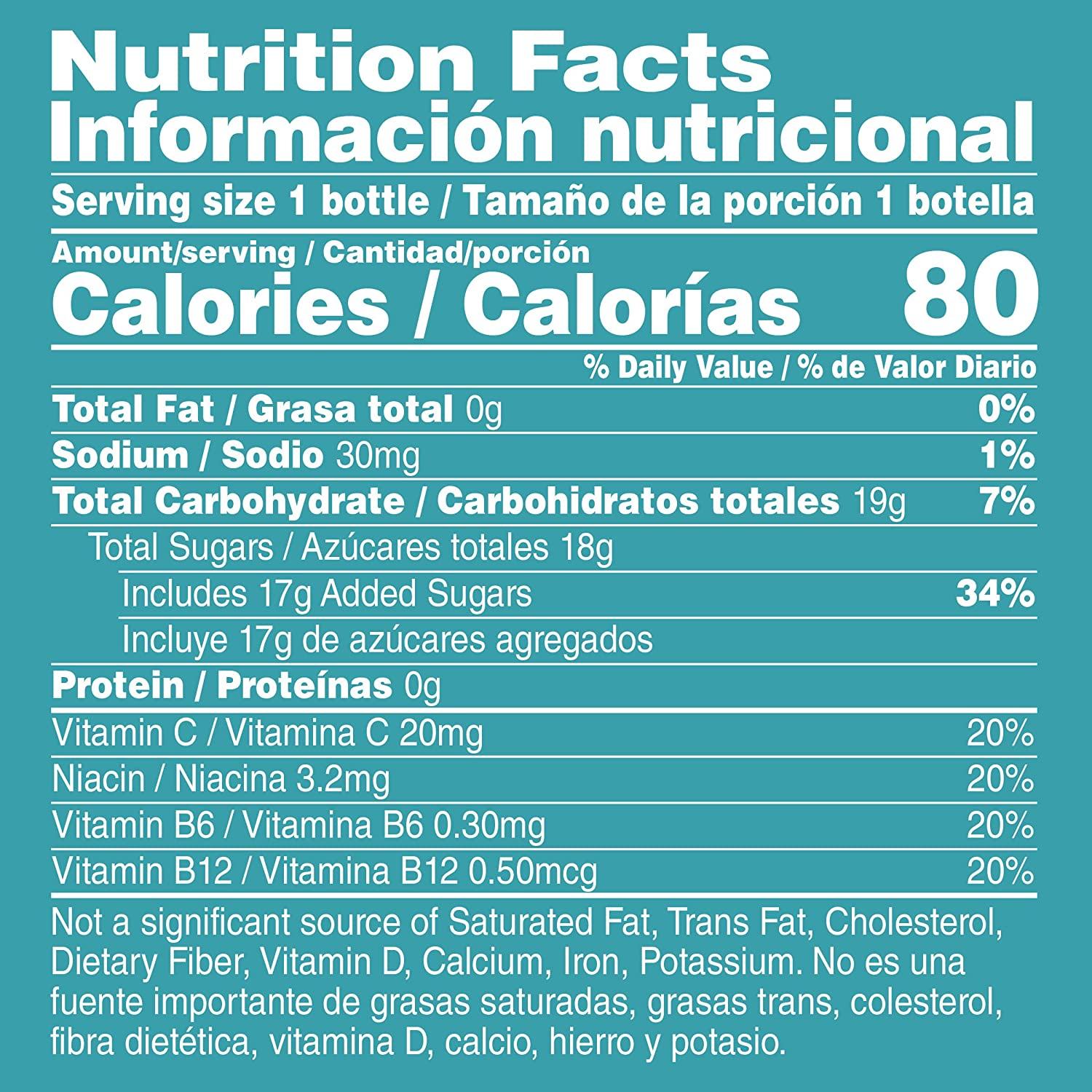 V8 Splash Mango Peach Juice Beverage 16oz Bottle (12 Pack) - Refreshing ...