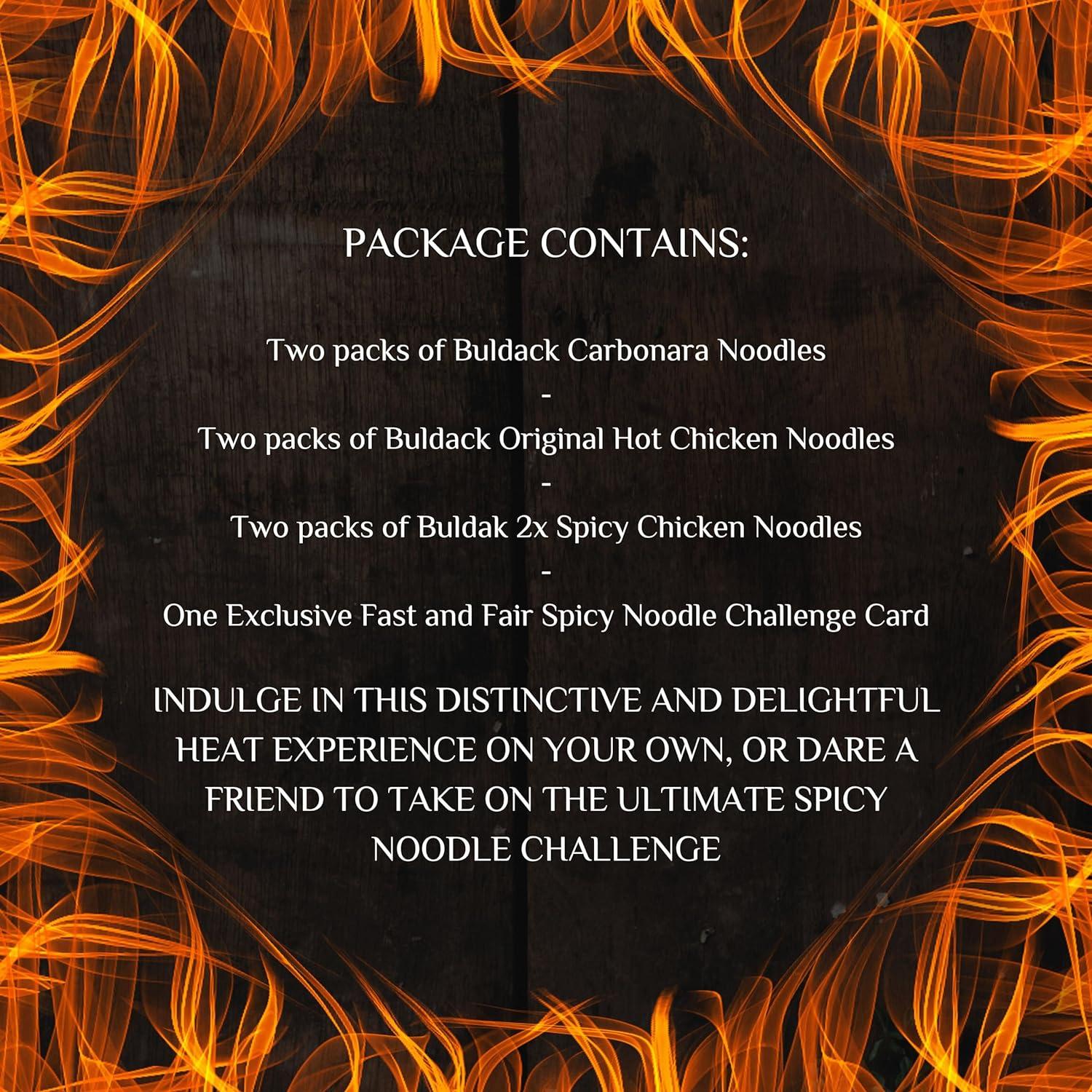 Ultimate Spicy Noodle Challenge Pack Samyang Buldak Variety Bundle with ...