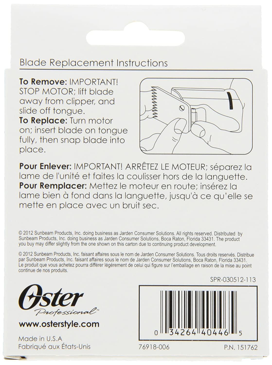 Oster Professional Replacement Clipper Blade - High-Quality and Durable ...