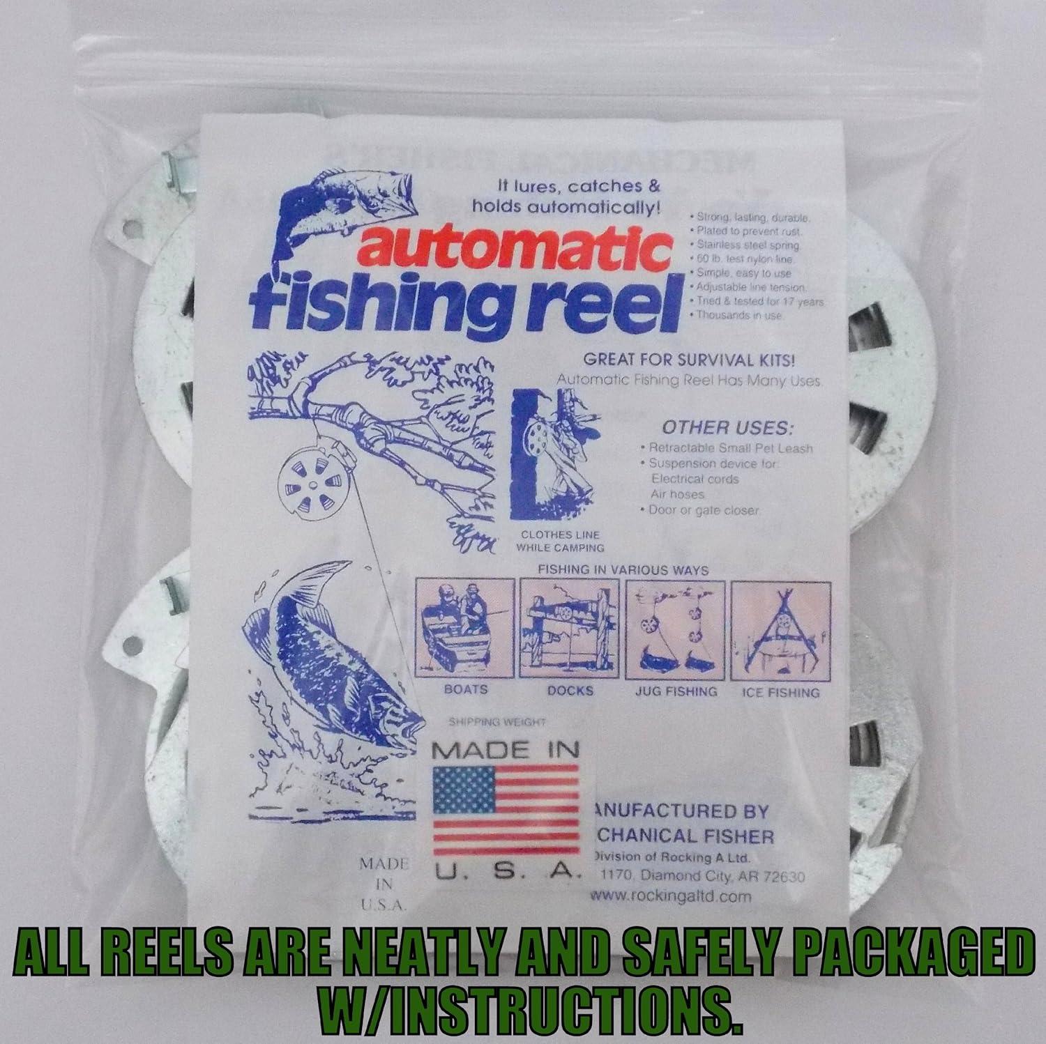 Buy Mechanical Fisher's Yo Yo Fishing Reels - Set of 4 Flat Trigger ...