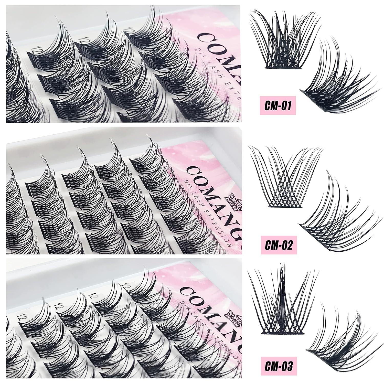 Lash Clusters DIY Eyelash Extensions | CoMango C Curl 10mm Mega Volume ...