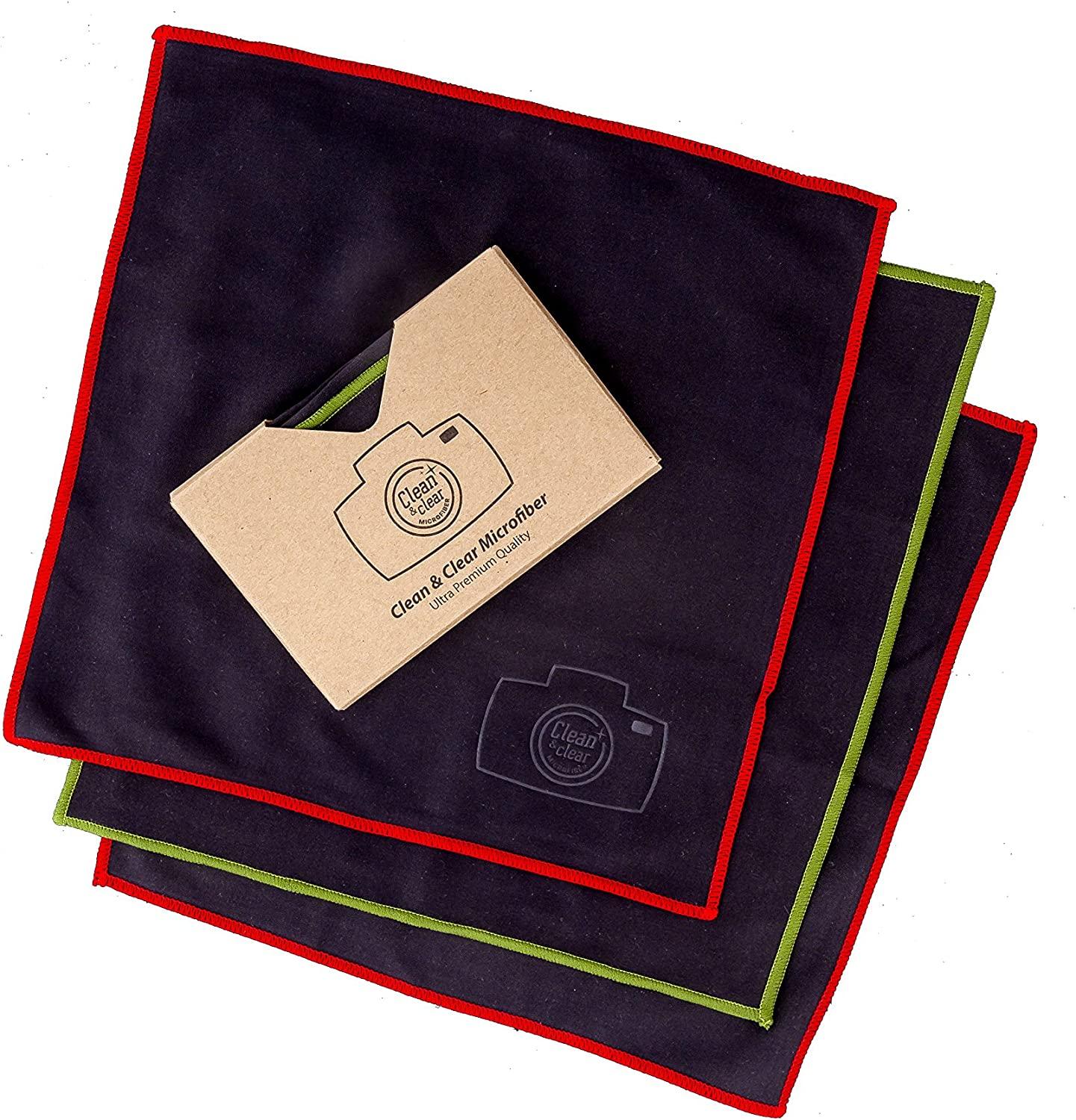 Extra Large 8 Pack Ultra Premium Microfiber Cleaning Cloths for Camera ...