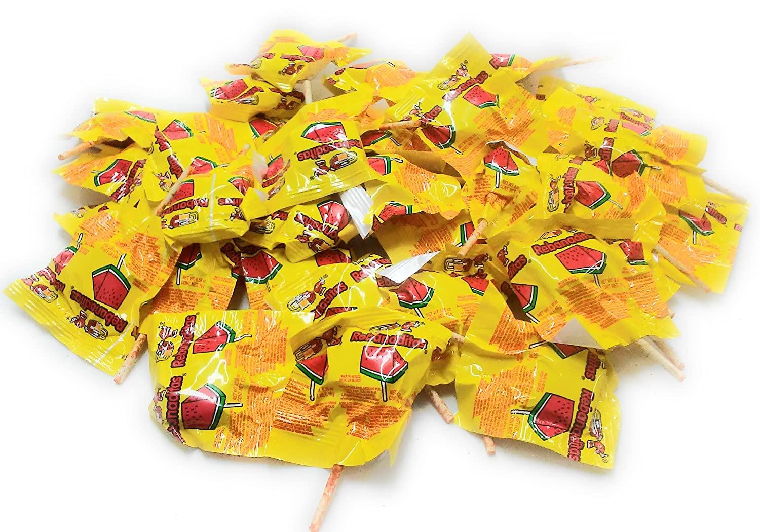 Dulces Vero Vero Rebanadita Paletas Sabor Fresa Con Chile Mexican Hard ...
