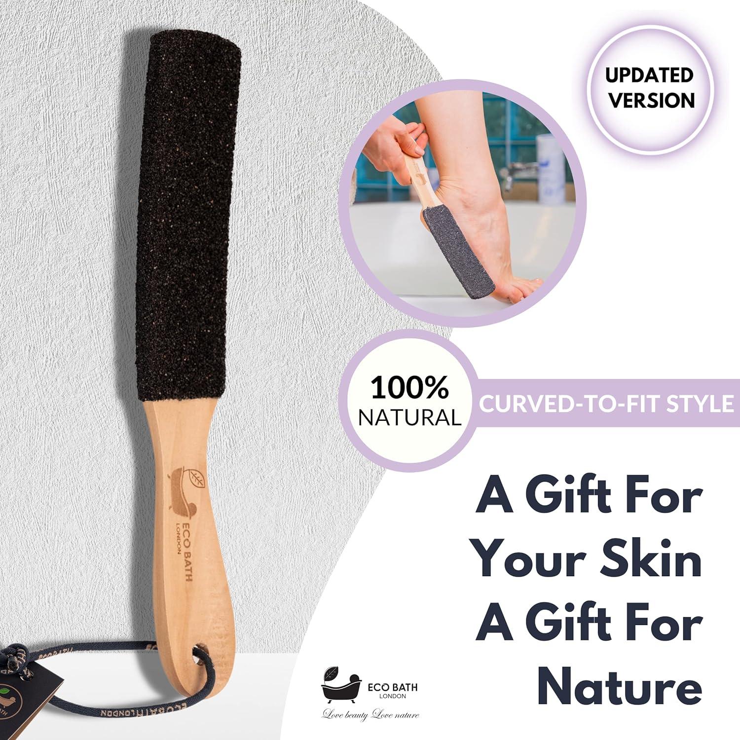 Pumice Foot File Hard Skin Remover - Curved Black Callus Remover for ...