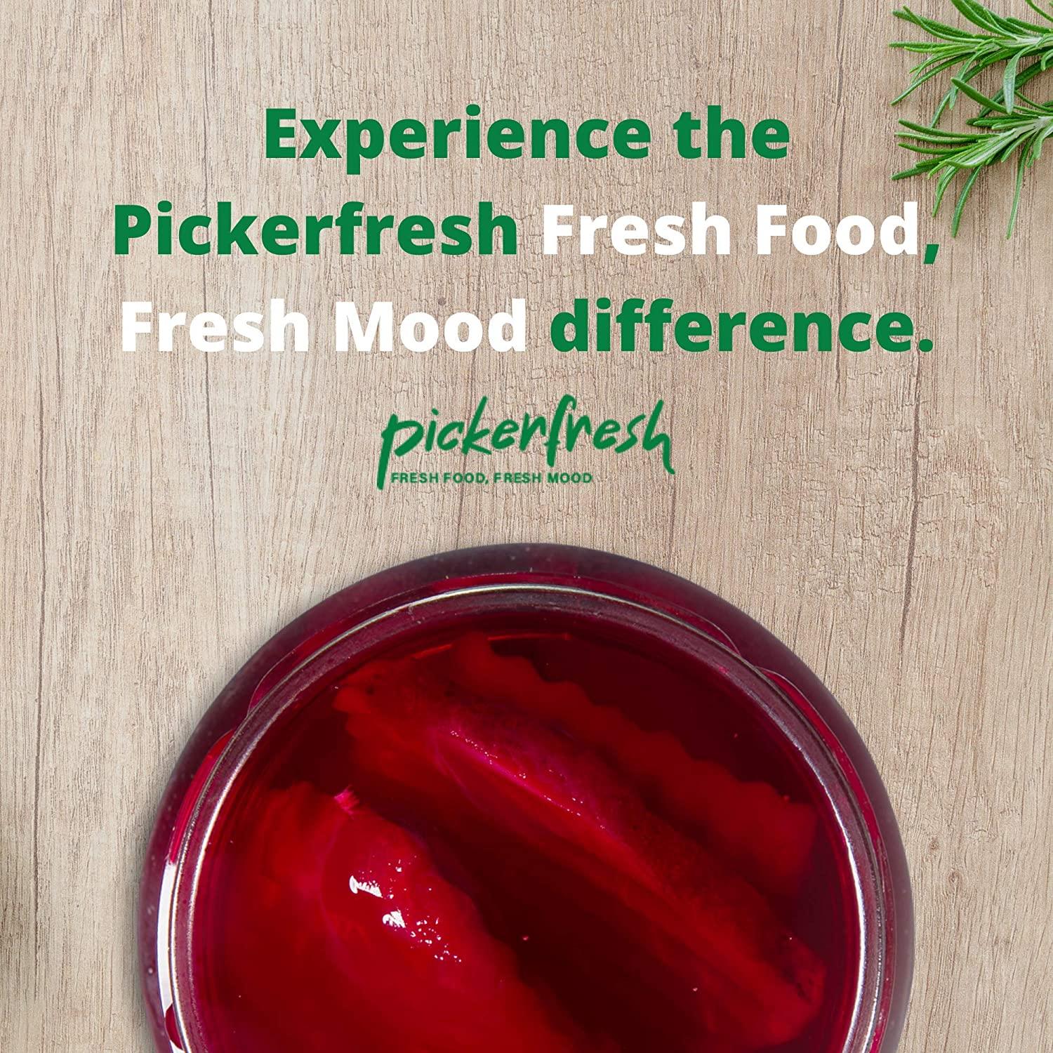 Pickerfresh Pickled Beets - Crinkle Cut Sliced Beetroot - Simple ...