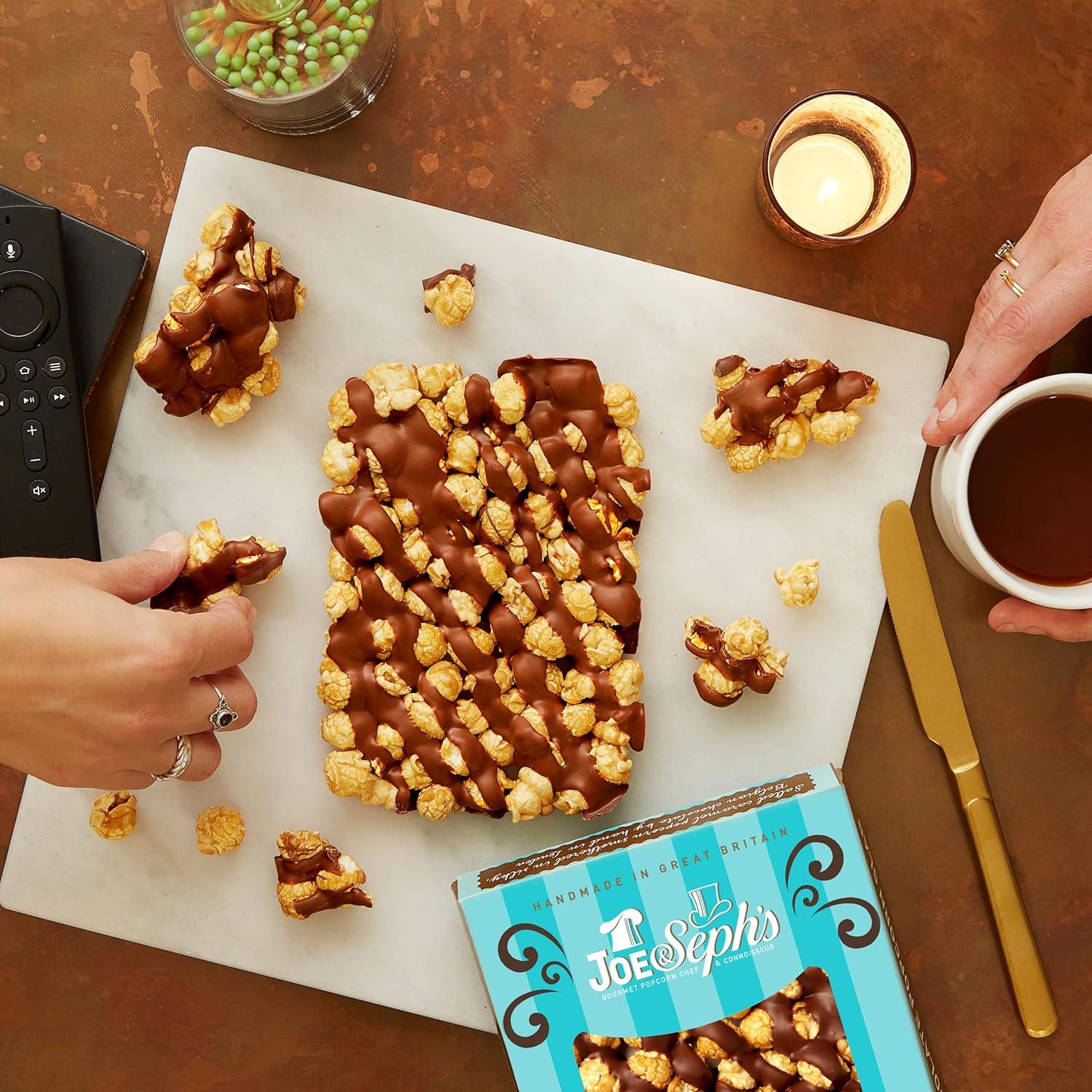 Joe & Seph's Milk Chocolate Popcorn Slab (115g) | Salted Caramel ...