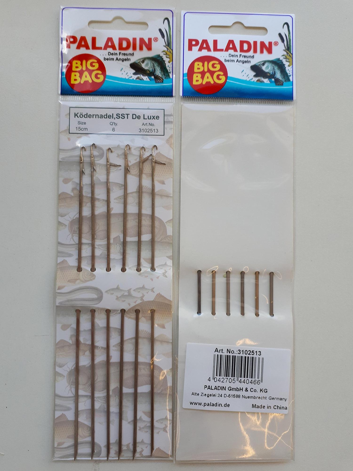 Paladin SST Bait Needles Big Pack - 6 High-Quality Fishing Needles for ...