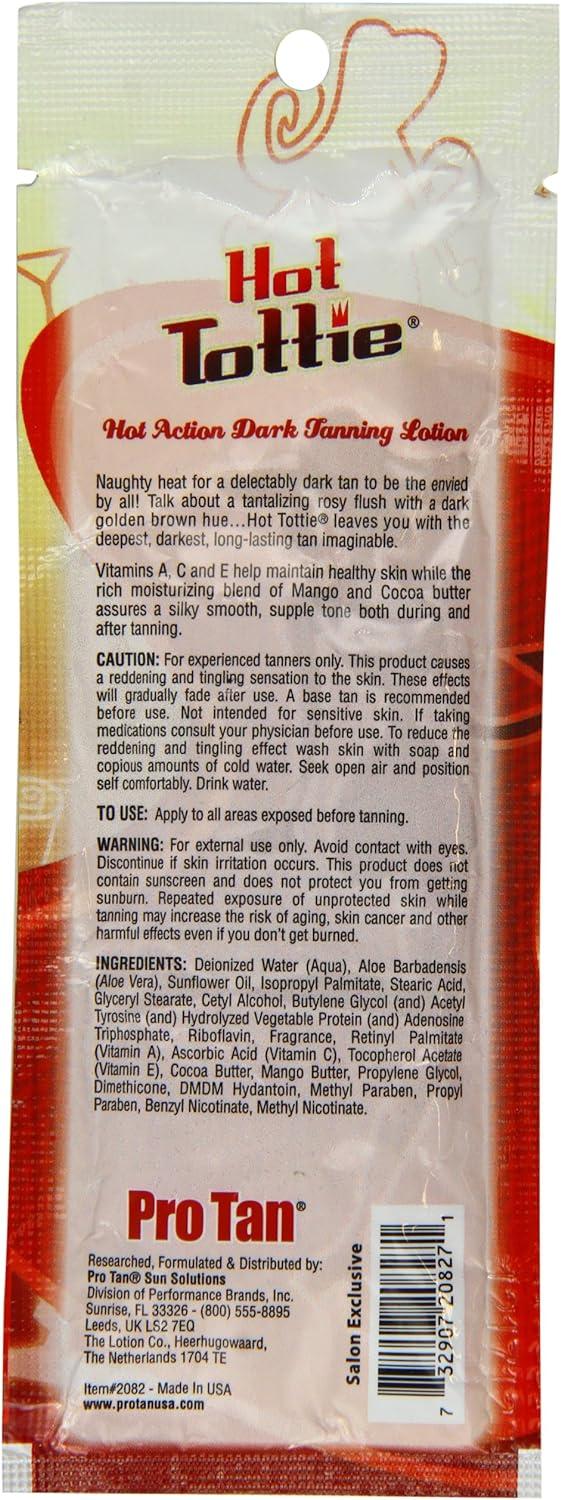 Pro Tan Hot Tottie Dark Tanning Lotion Sachet 22ml - Hot Action Formula ...