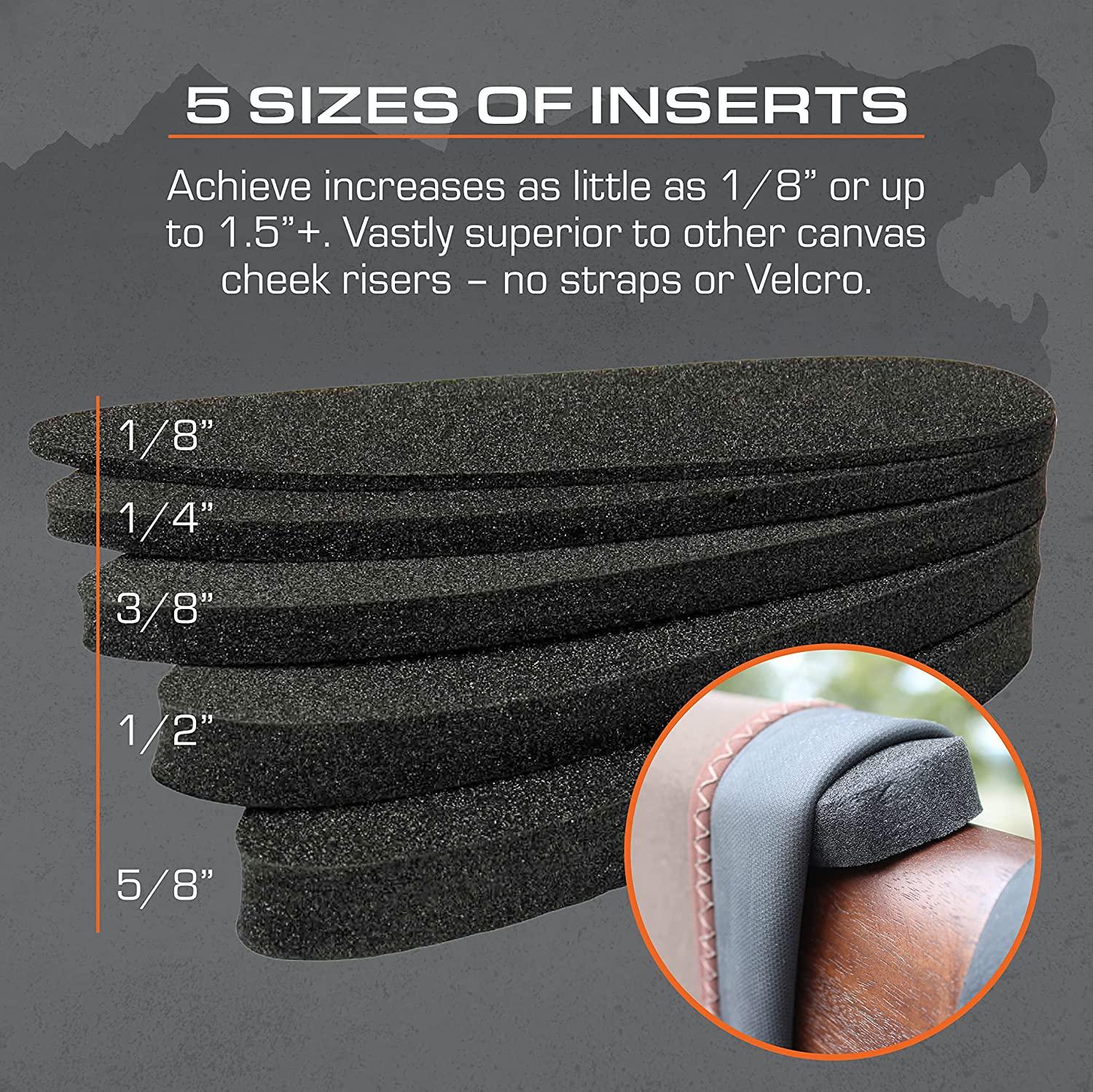 Beartooth Comb Raising Kit 2.0 | Improve Accuracy | Neoprene | Reduce ...