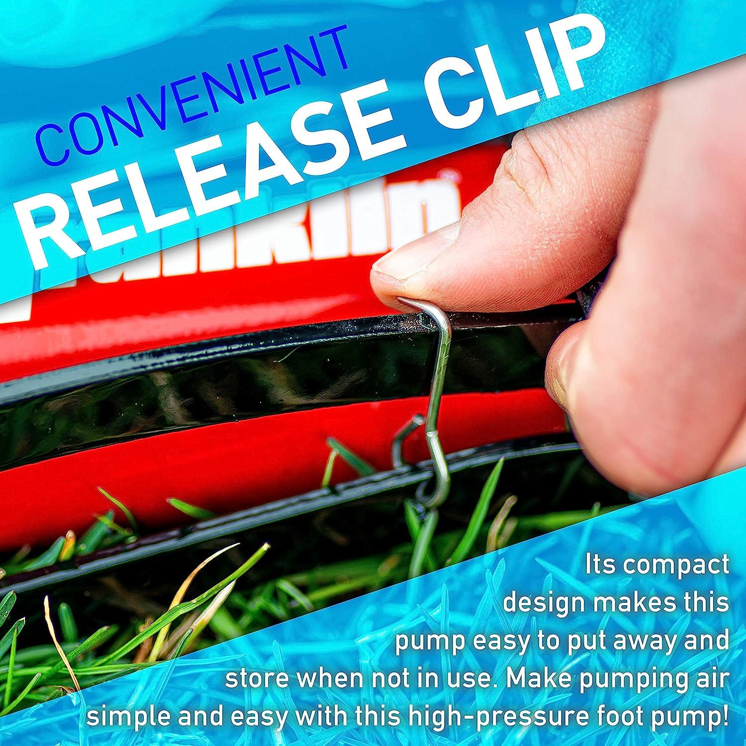 Franklin Sports High-Pressure Foot Air Pump for Balls, Bikes ...