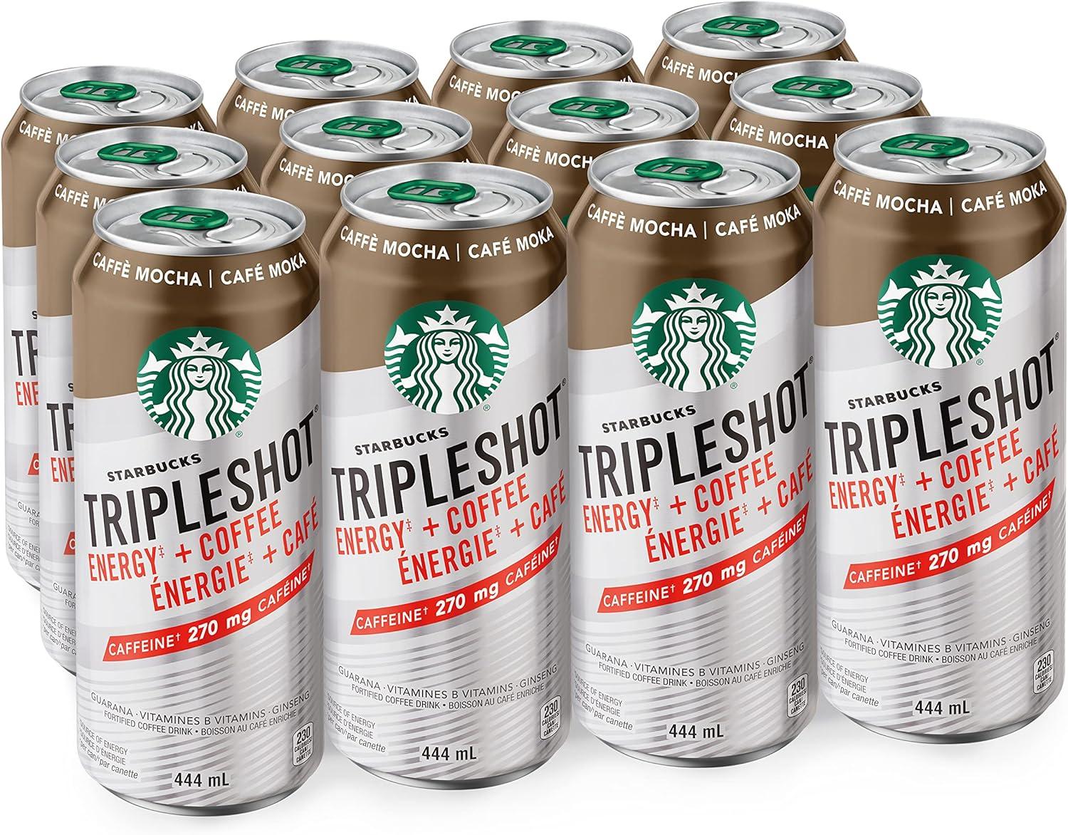 Starbucks Triple Shot Caf Mocha 444 mL Cans 12 Pack | Buy Now with ...