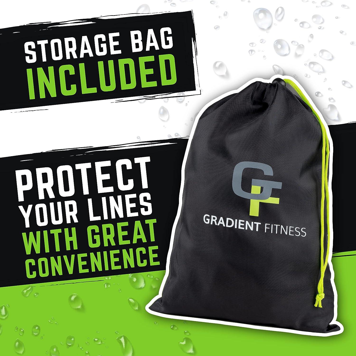 Gradient Fitness Bungee Dock Line (4' - 2 Pack) | Marine Boat Dock Lines for Jetski, Kayak ...