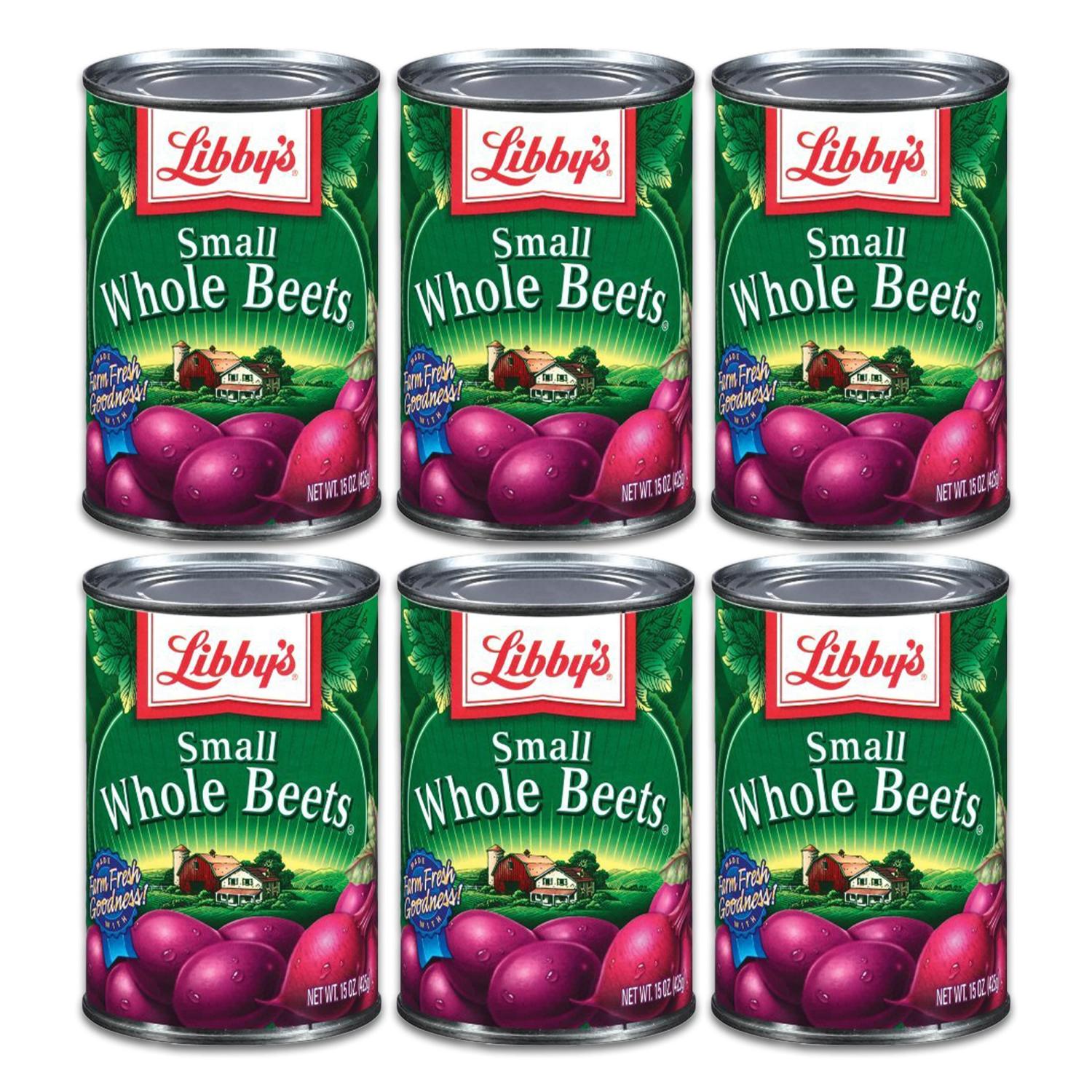 Libby's Small Whole Beets 15oz Can - Pack of 6 | Premium Quality Beets ...