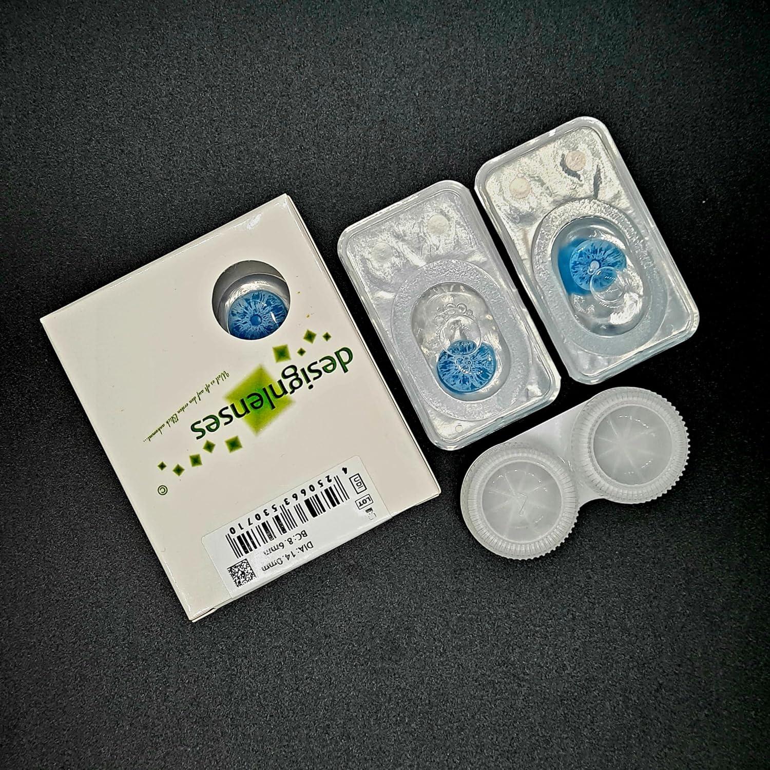 Buy DESIGNLENSES Glowing Halloween The Purge Costume Contact Lenses ...