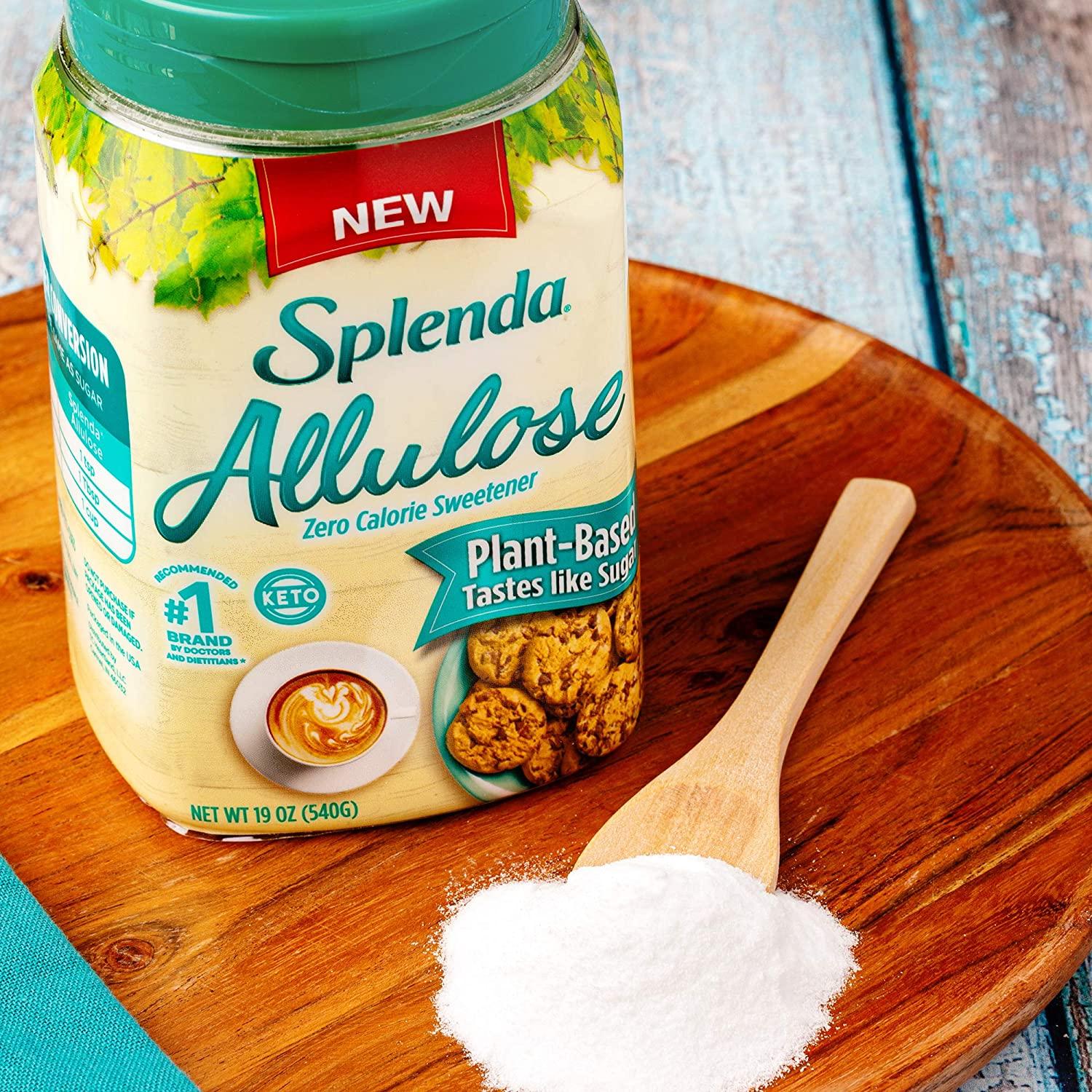 SPLENDA ALLULOSE 19oz Plant-Based Zero Calorie Sweetener for Baking ...