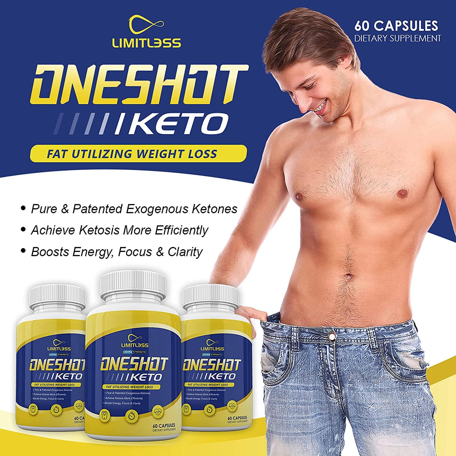 (Official) One Shot Advanced Ketogenic Pill Shark Formula 1300mg Made ...