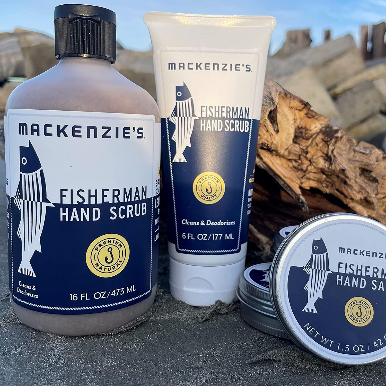 MacKenzie's Fisherman Hand Scrub - 16 Oz - Cleansing & Deodorizing Hand ...