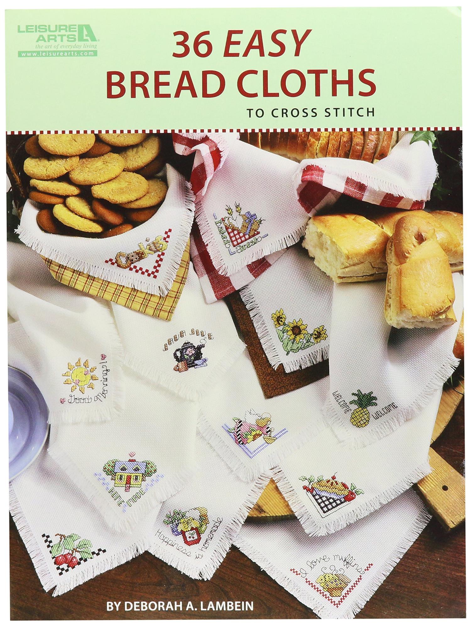 Leisure Arts Easy Bread Cloths - Set of 36 | Decorate and Protect Your ...
