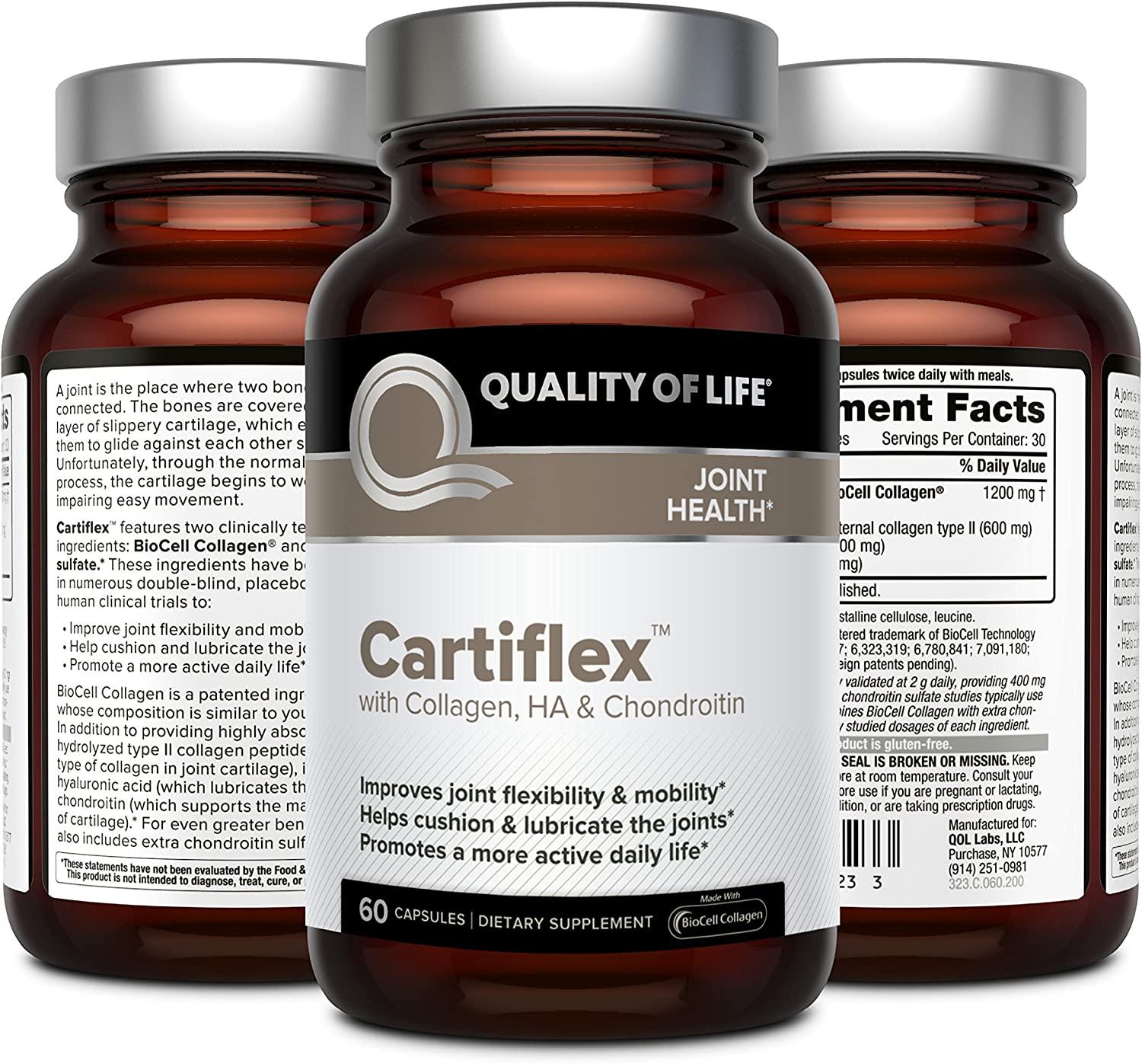 Cartiflex 60 Capsules - Quality of Life Labs for Joint Support ...