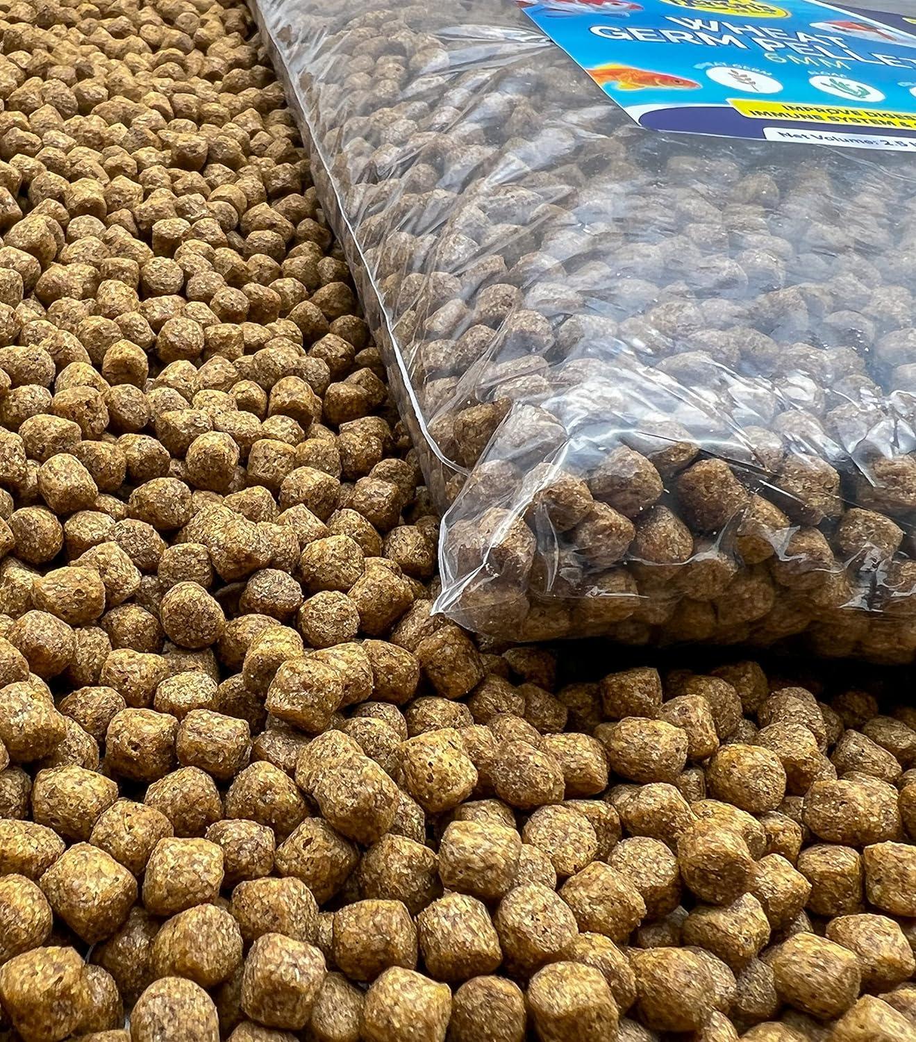 HERONS - Wheatgerm Pellets - 6 mm Pellets for all Goldfish Japanese koi ...
