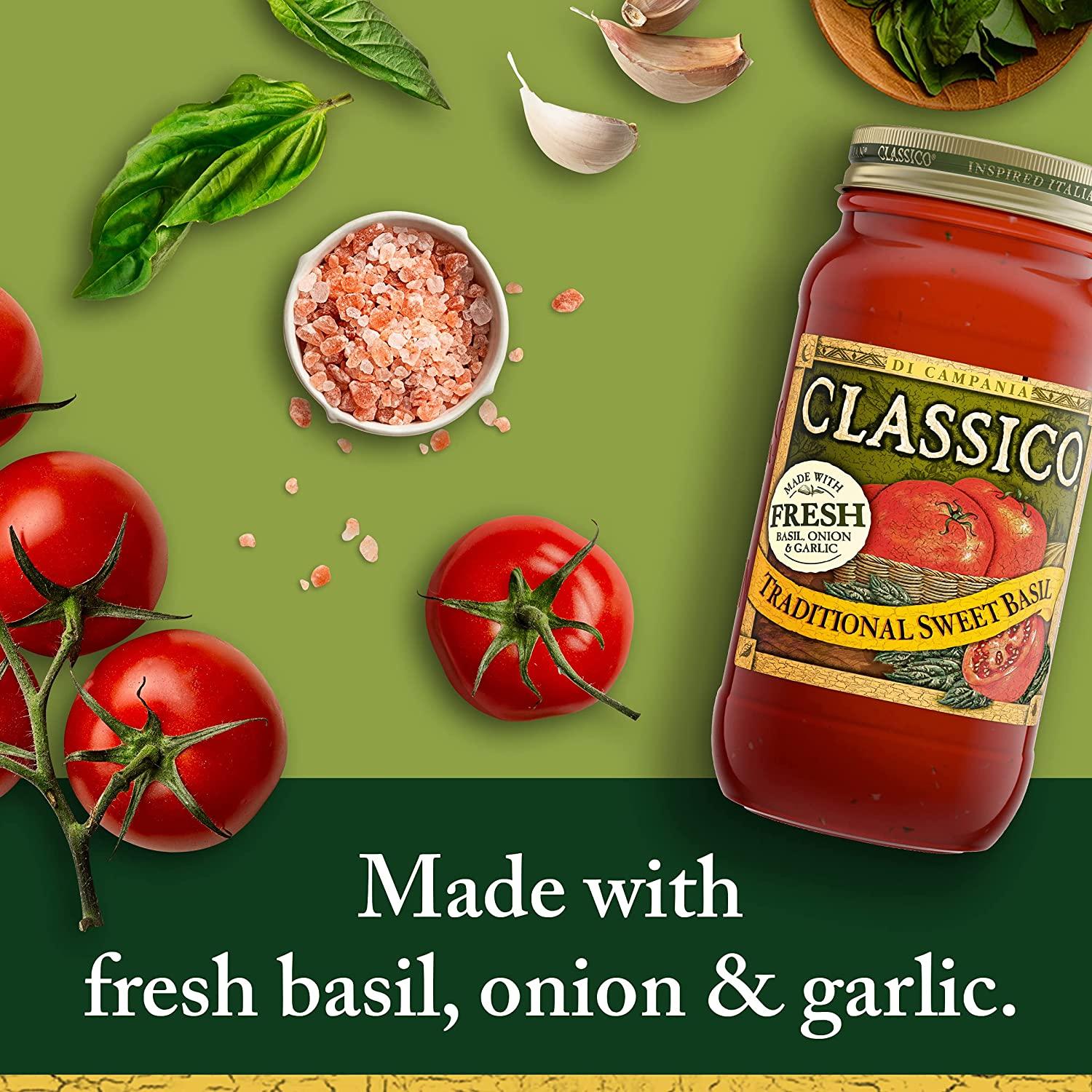 Classico Sweet Basil Pasta Sauce - 24 oz Jar | Buy Now with Express ...