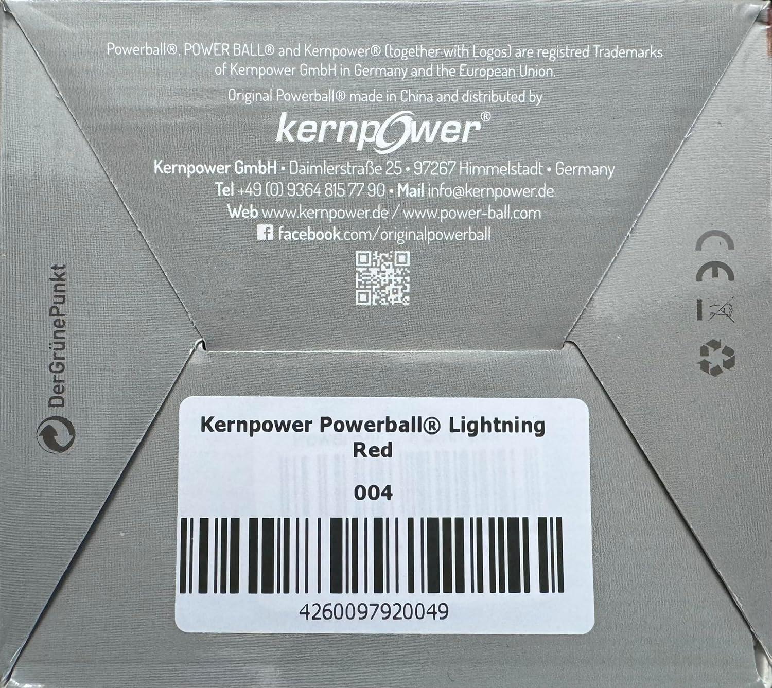 Powerball Lightning Red - Gyroscopic Hand Trainer with Red Light Effect ...