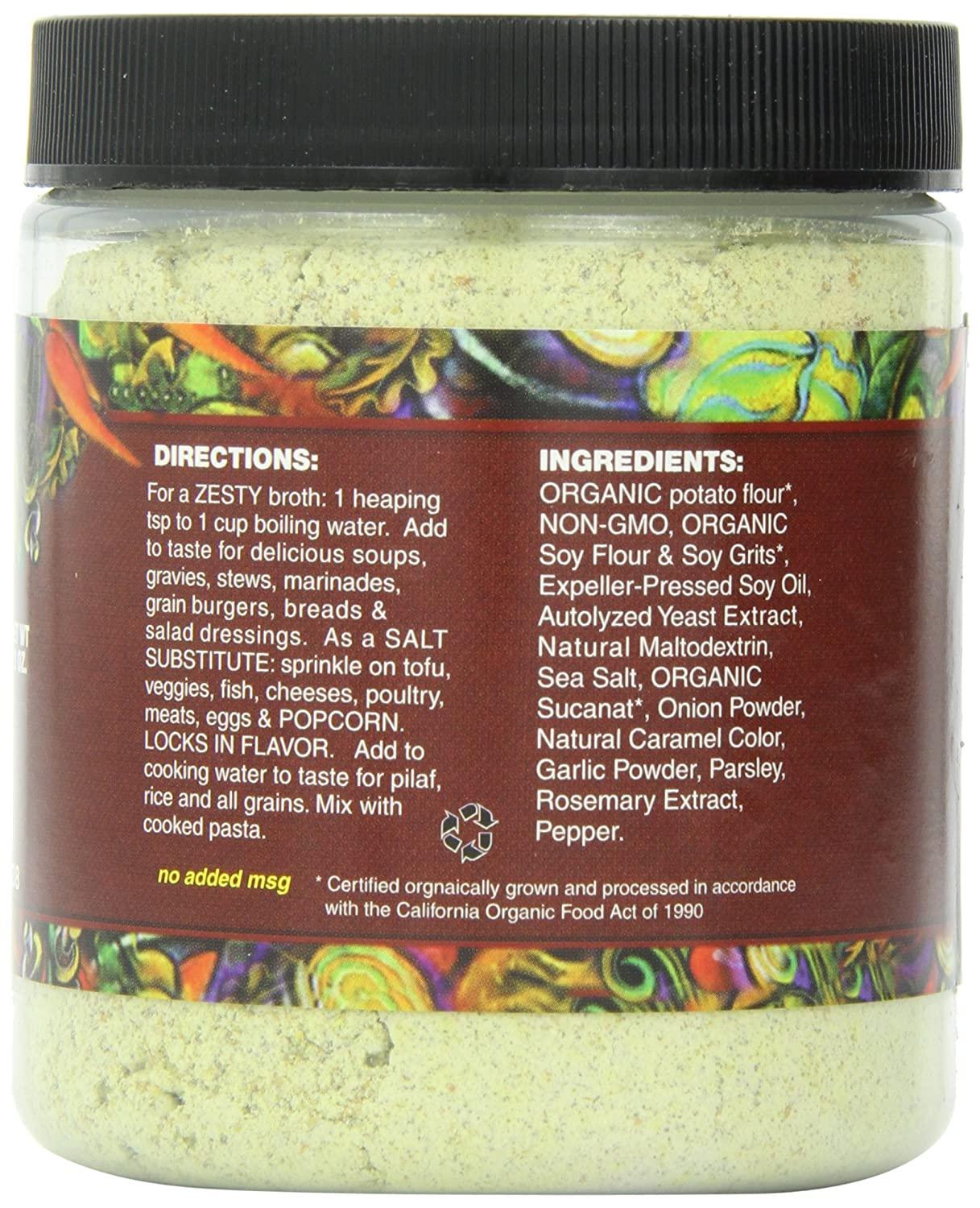 Vogue Cuisine Vegetarian Beef Soup Seasoning Base 12oz - Low Sodium ...