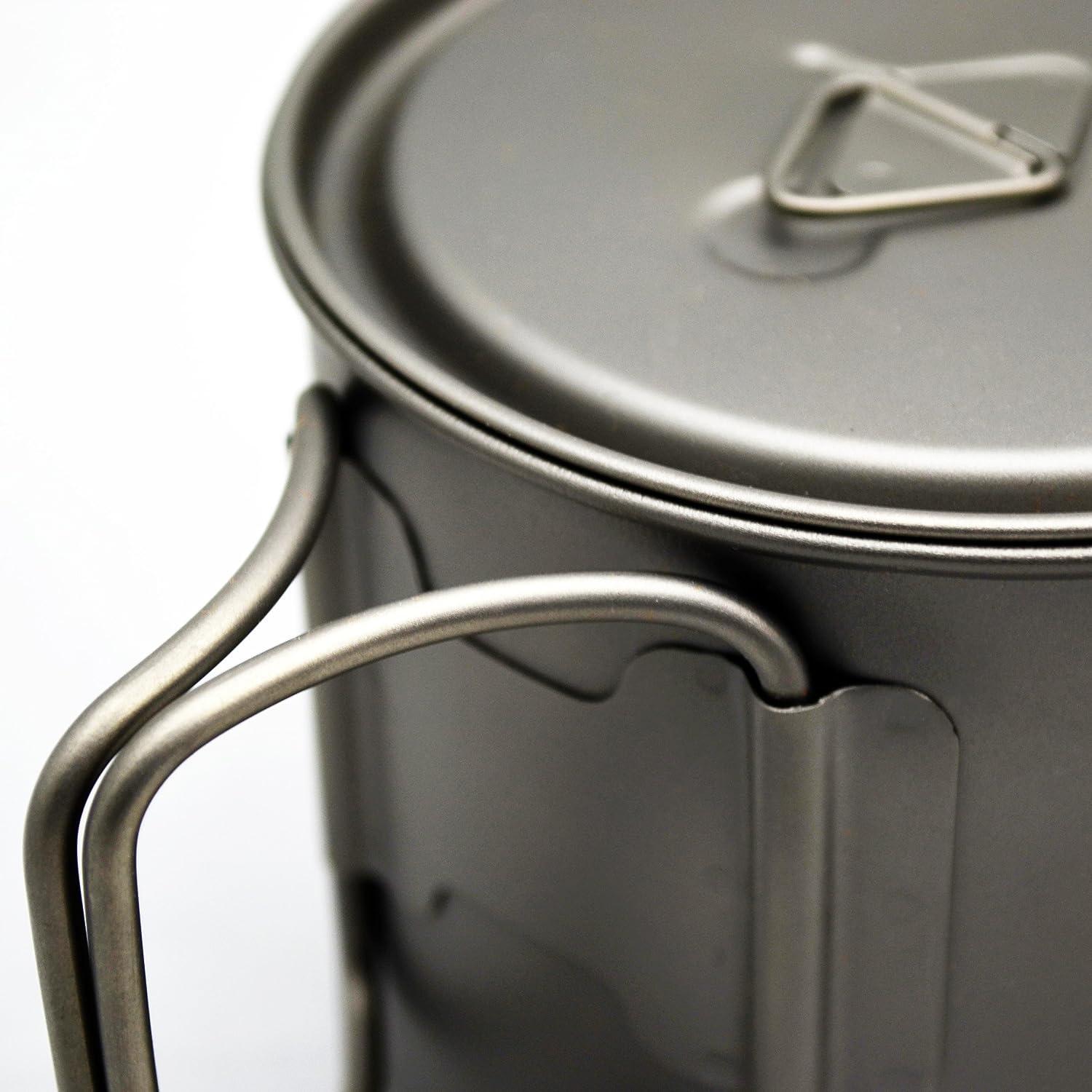 TOAKS LIGHT Titanium 550ml Pot - Ultralight Version | Durable Camping ...