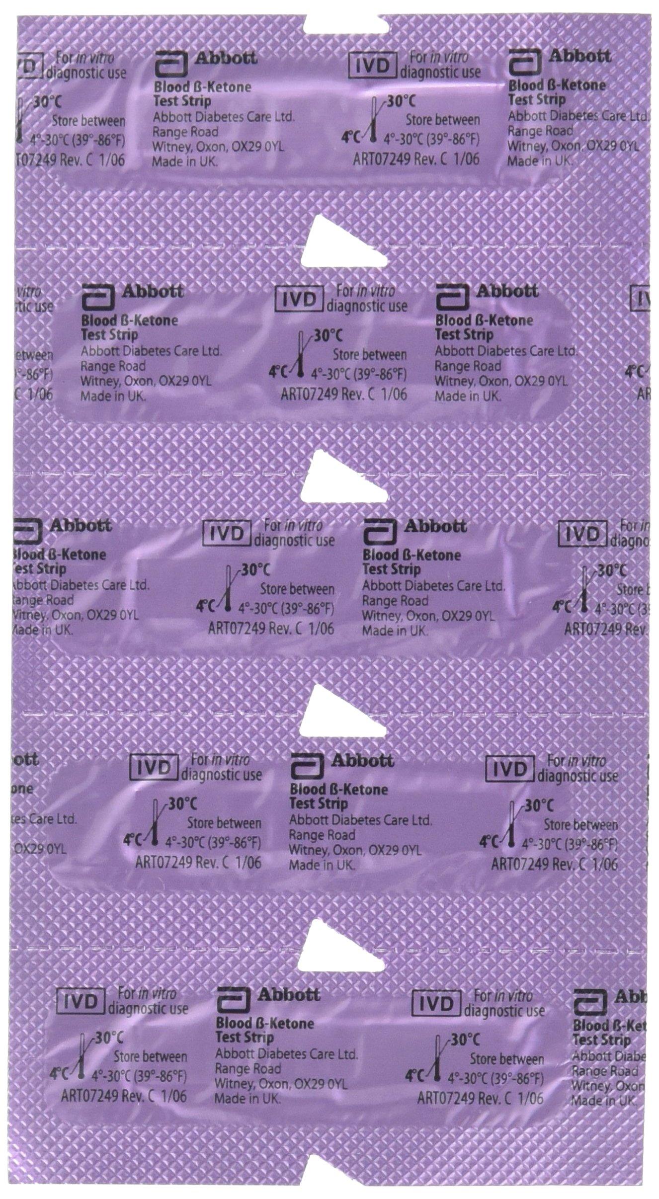 Precision Xtra Blood Ketone Test Strips - 30 Count | Accurate ...