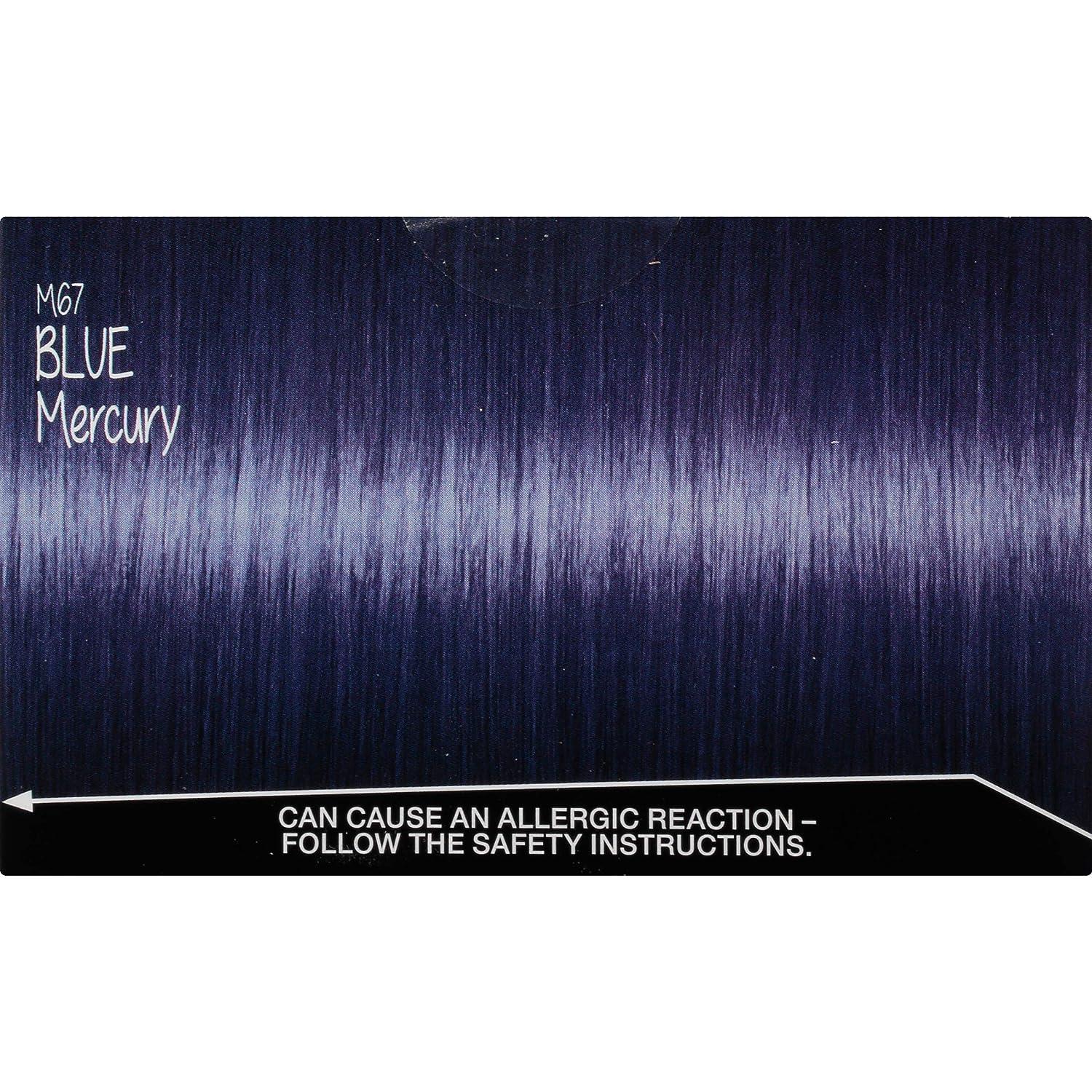 SCHWARZKOPF Got2b Metallics Hair Color - M67 Blue Mercury | Permanent ...