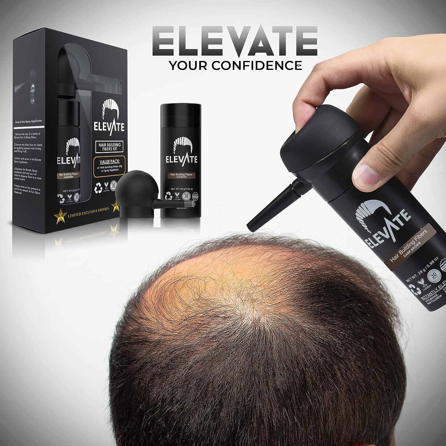 ELEVATE Hair Perfecting 2-in-1 Kit (DARK BROWN) - Natural Hair ...