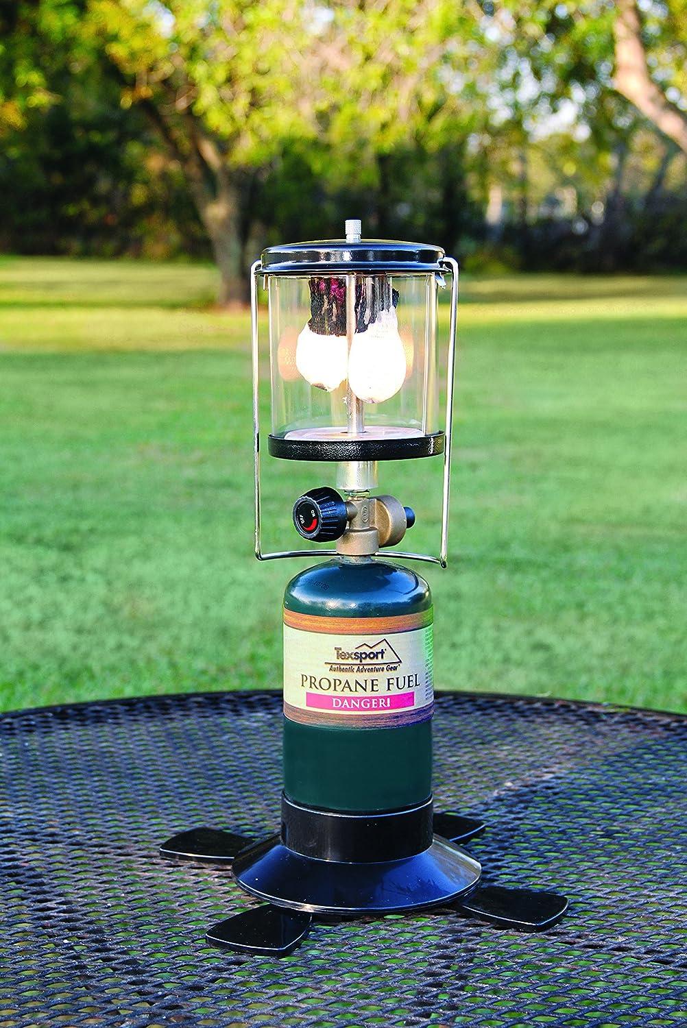 Texsport Double 2 Mantle Propane Lantern - Outdoor Use - Green | Buy ...