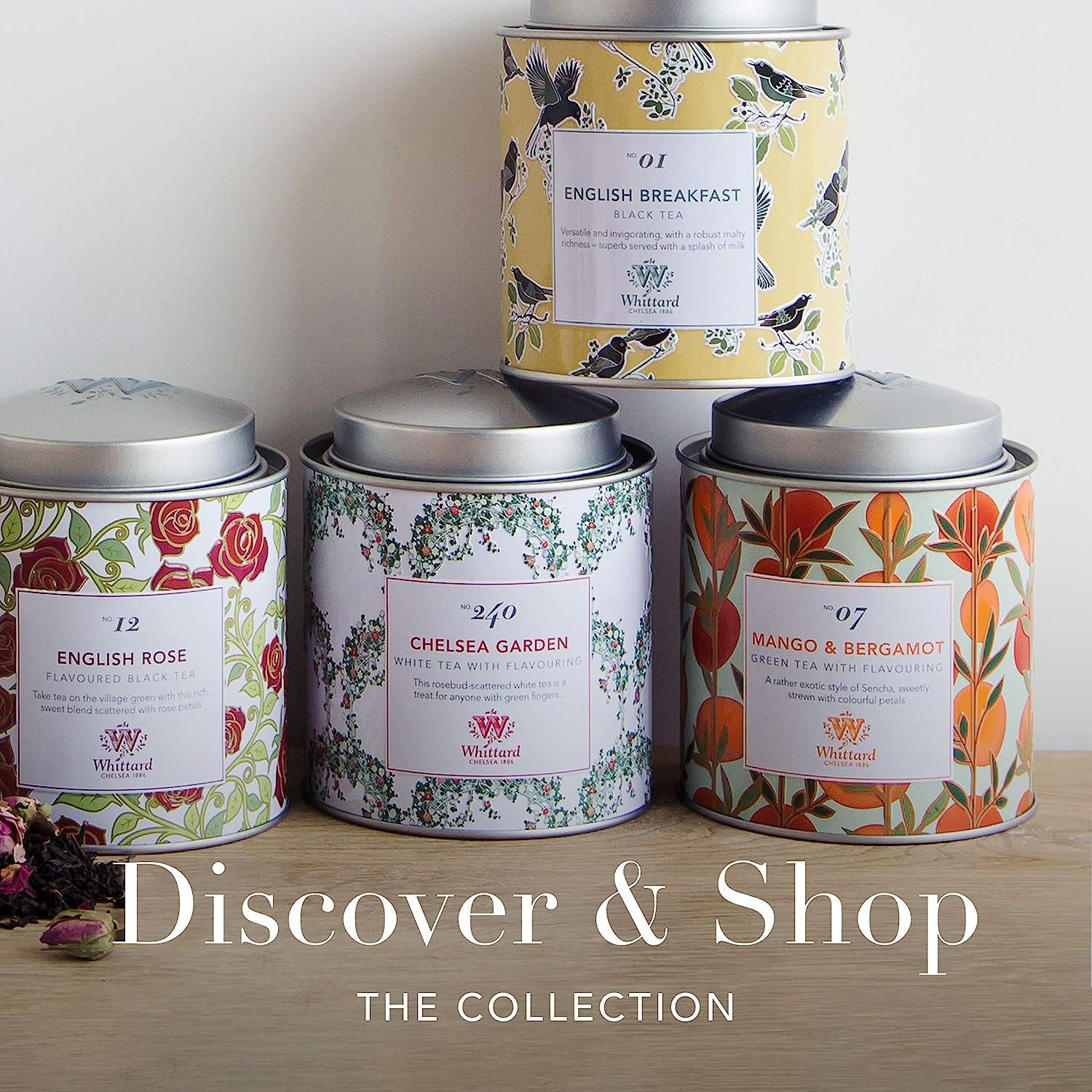 Whittard of Chelsea Chelsea Garden Caddy White Loose Leaf Tea 50g ...