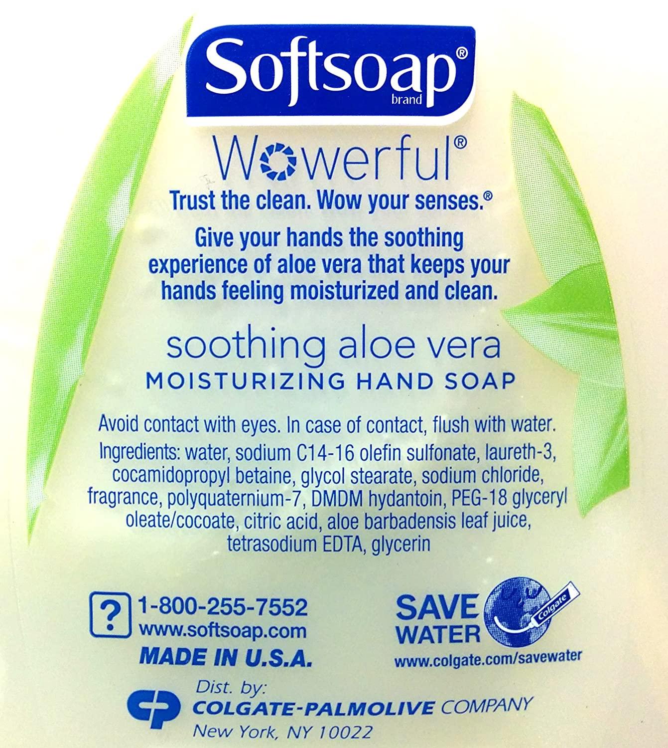 Softsoap Aloe Vera Hand Soap Refill 64 Fl Oz - Pack of 2 | Moisturizing ...