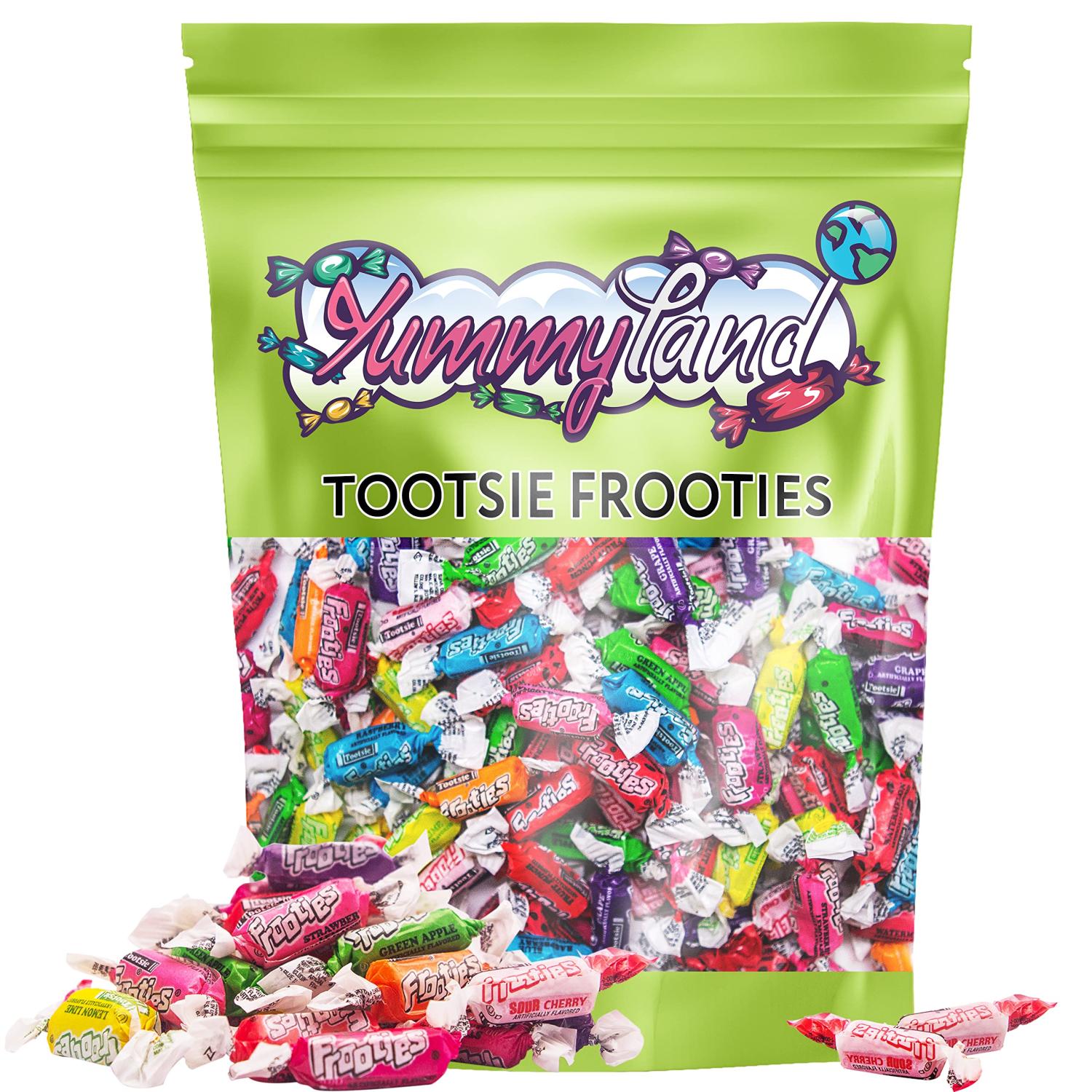Tootsie Frooties Candy - Assorted Fruit Chews Variety Mix - 2 LB Bulk Gluten-Free Taffies - 10 ...