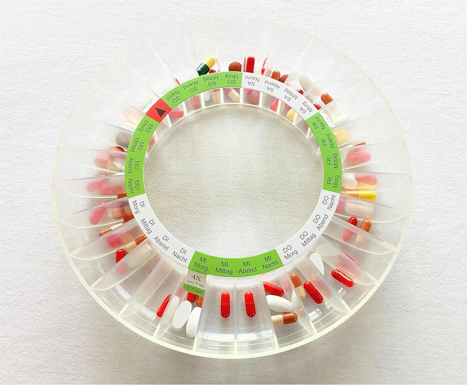 DoseControl Automatic Pill Dispenser 2021 | Large Display, 9 Alarms ...