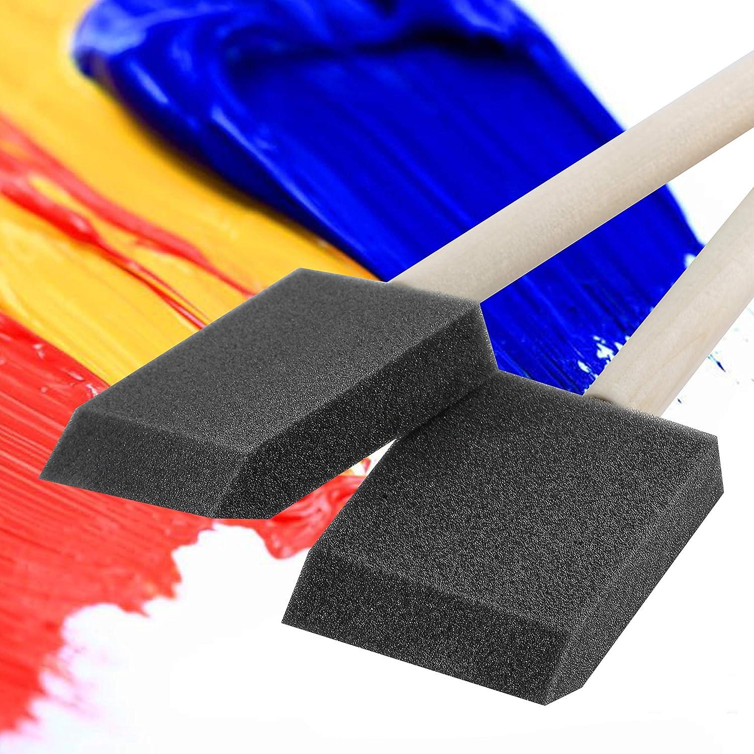 Bates Foam Paint Brushes 16 Pack - 2 Inch Sponge Brushes for Painting ...