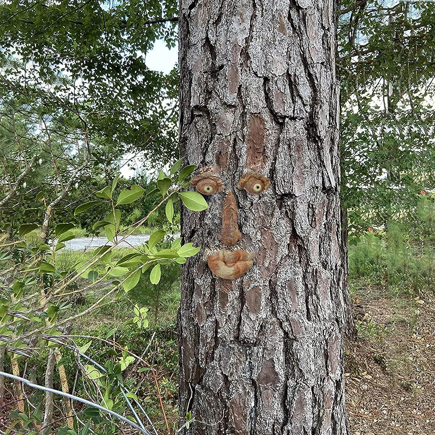 Old Man Tree Face Decoration | Bark Ghost Face Art | PureZoneA | Buy ...