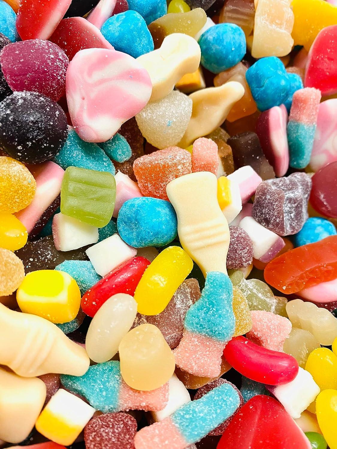 Pick and Mix Favourites - 500g Resealable Pouch - Cola Bottles - Bon ...