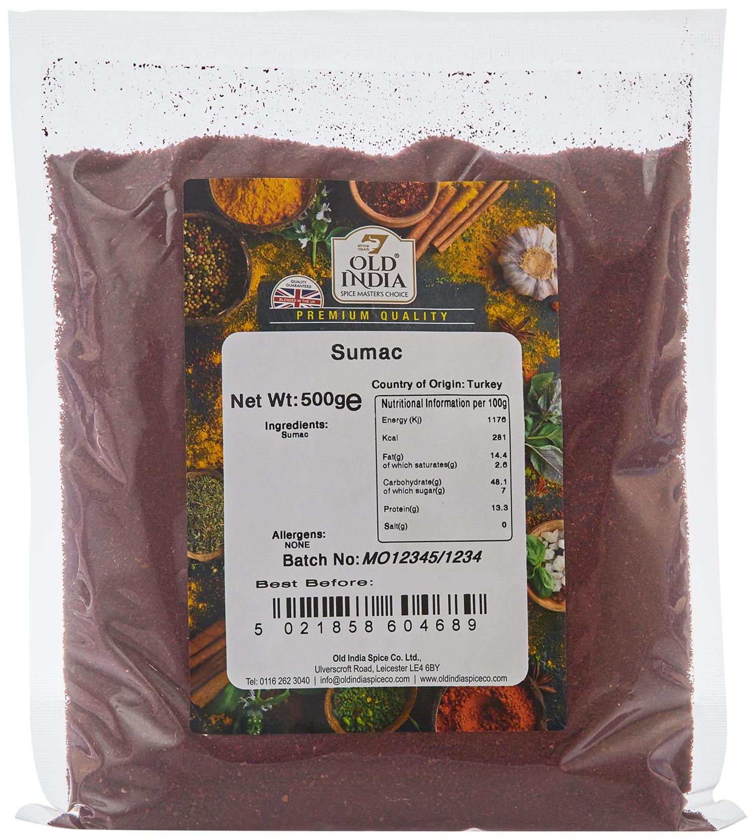 Old India Sumac 500g - Authentic Spice Blend - Pack of 1 | Buy Now with Express International ...