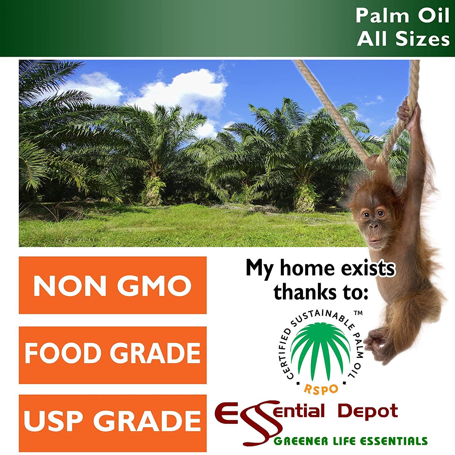 RSPO Certified Sustainable Food Grade Kosher Palm Oil - 7 lbs Pail - PP ...