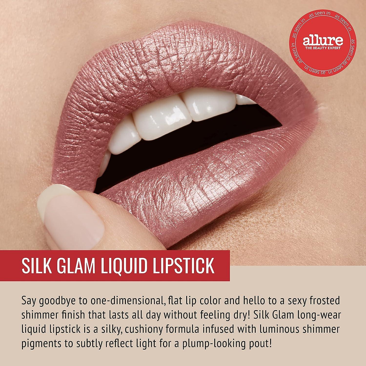 Runway Rogue Silk Glam Long-Wear Liquid Lipstick in Blush-Pink - 1 Fl ...