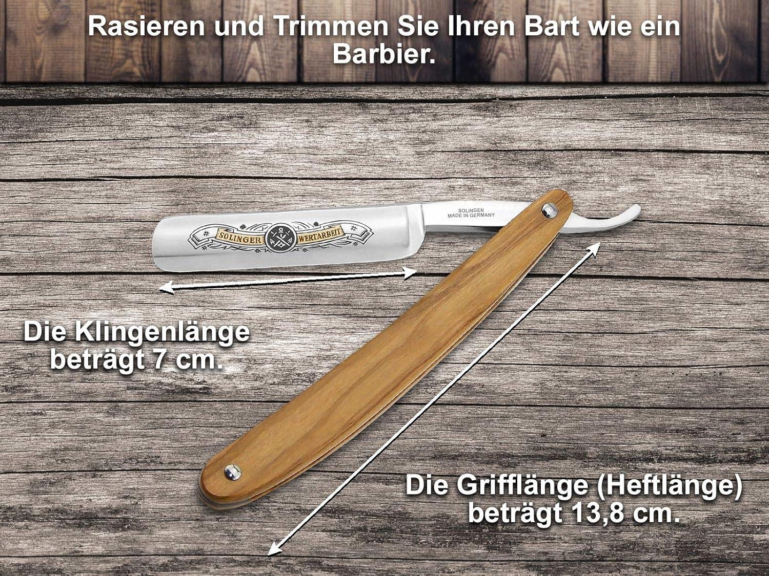Premium Solingen Razor Set - Wooden Handle & String Instrument RW ...