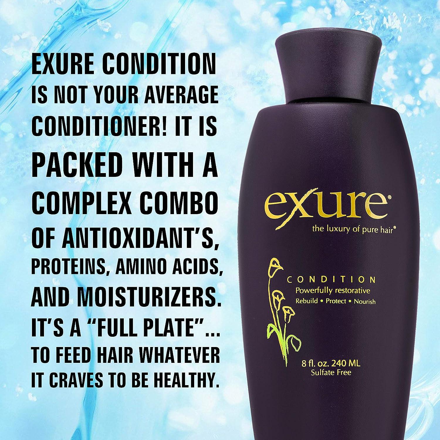 EXURE Condition with Amla and Argan Oil 8fl. oz. (240ML) - Nourishing ...