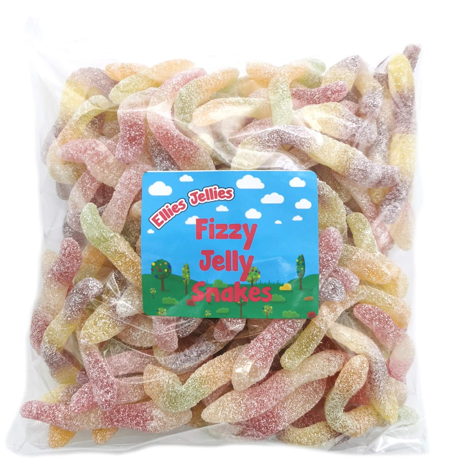 Ellies Jellies Fizzy Jelly Snakes 1kg Bag | Buy Now with Express ...