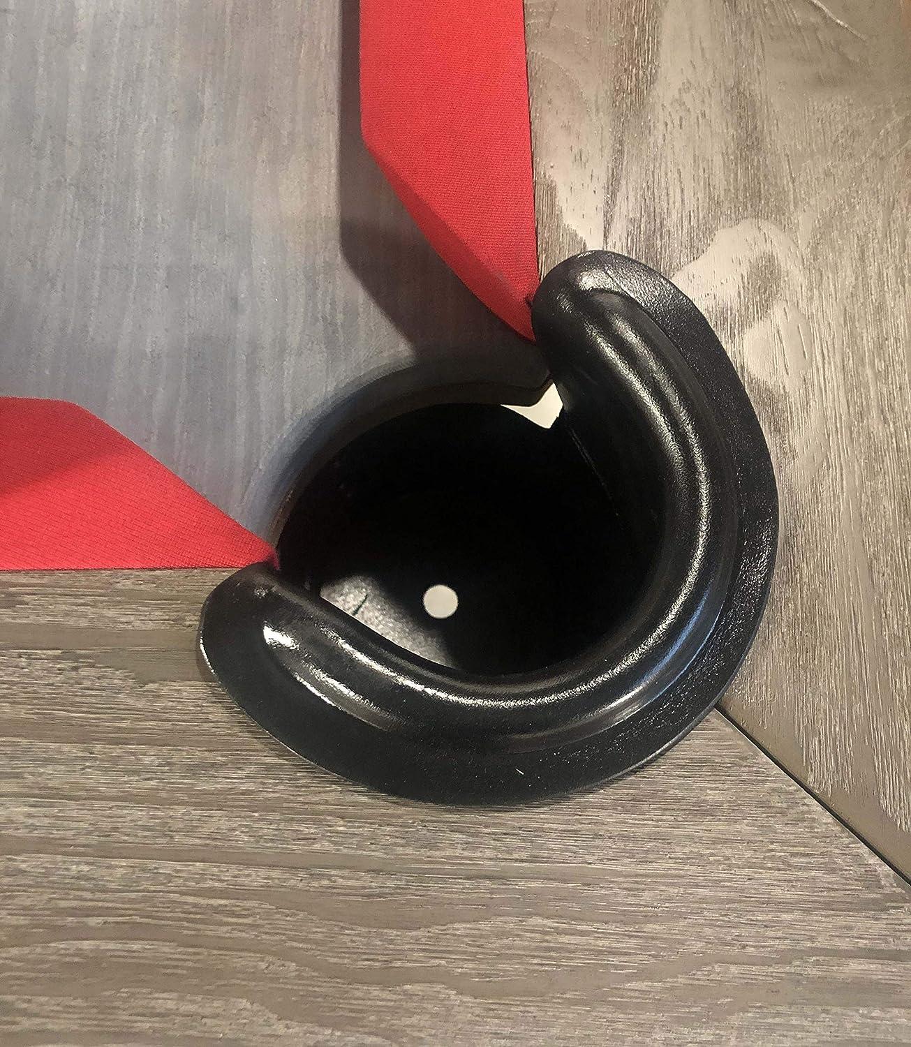 Set of 6 Modern Black Drop Pool Table Billiard Leather Pockets with ...