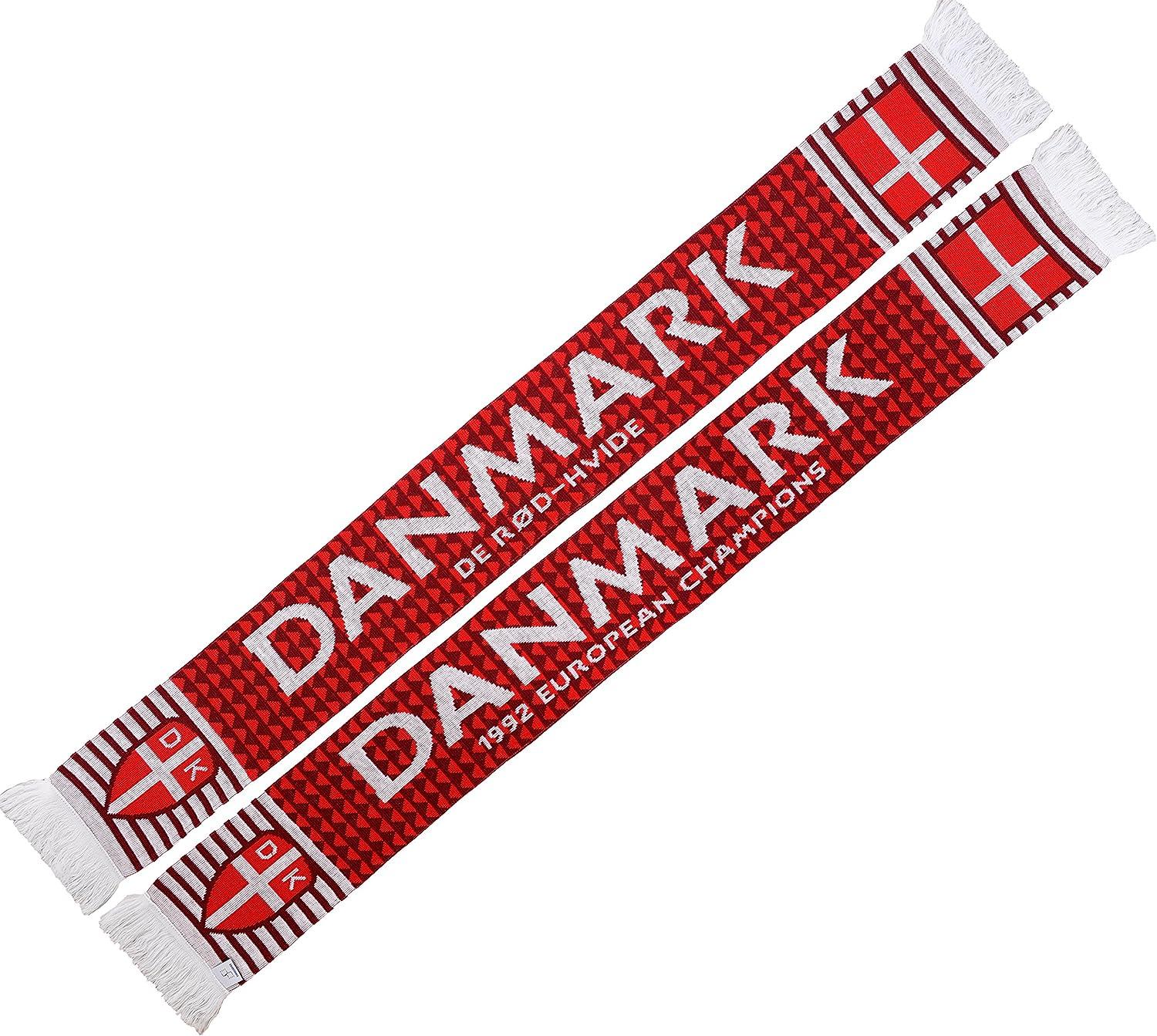Danmark Soccer Knit Scarf - Official Denmark Fan Merchandise | Buy Now ...