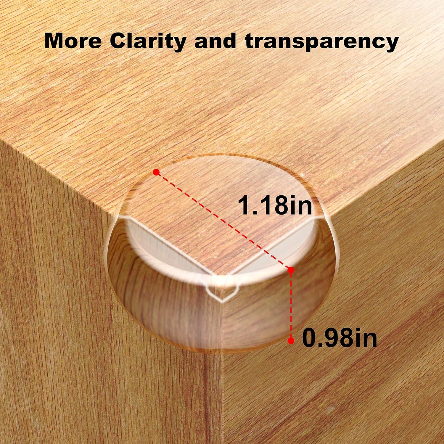 Table Corner Protector Guards for Baby Satety - Furniture Corner Guard ...