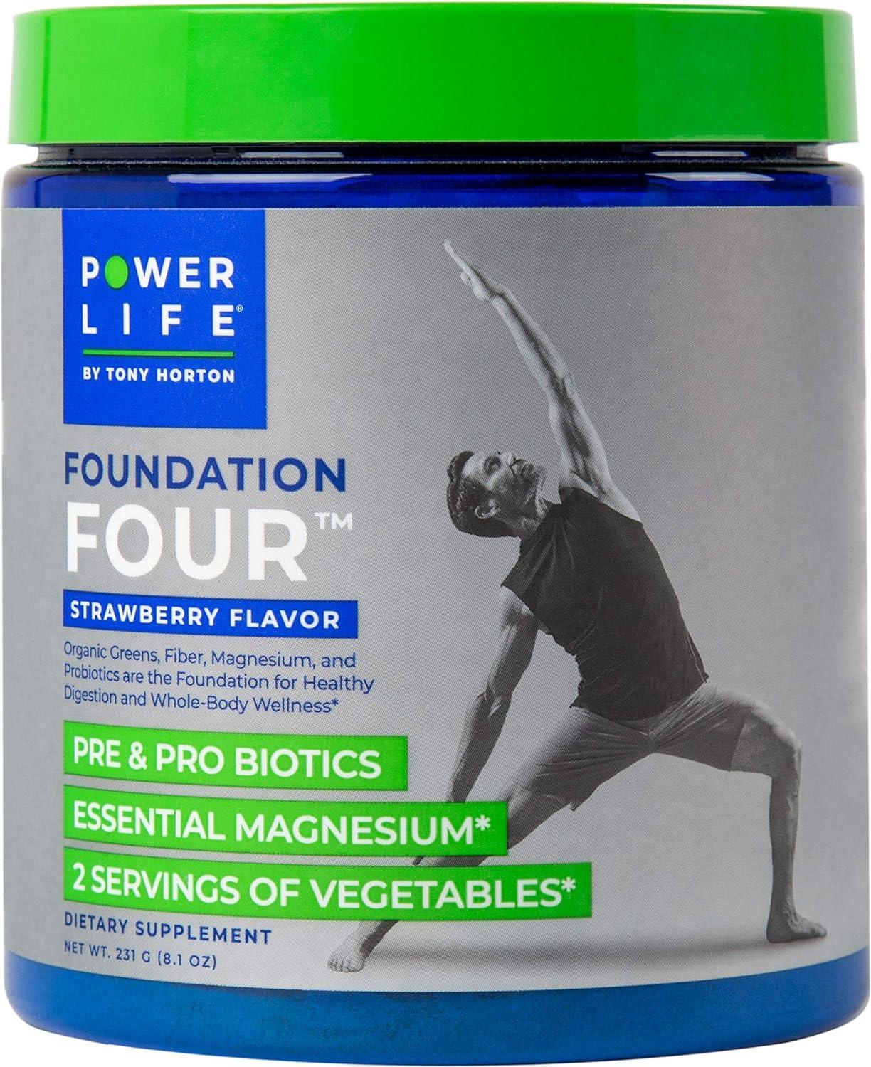 POWERLIFE Tony Horton Grass Fed Whey Protein with HMB + Foundation Four ...