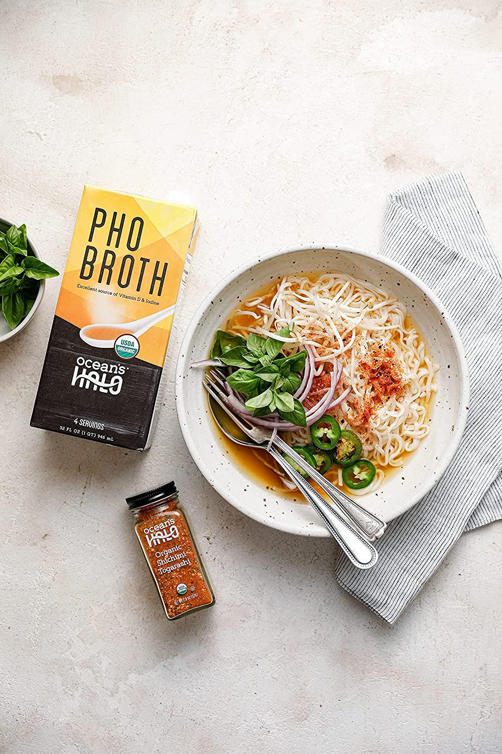 Organic OCEANS HALO Pho Broth - 32oz | Buy Now with Express ...